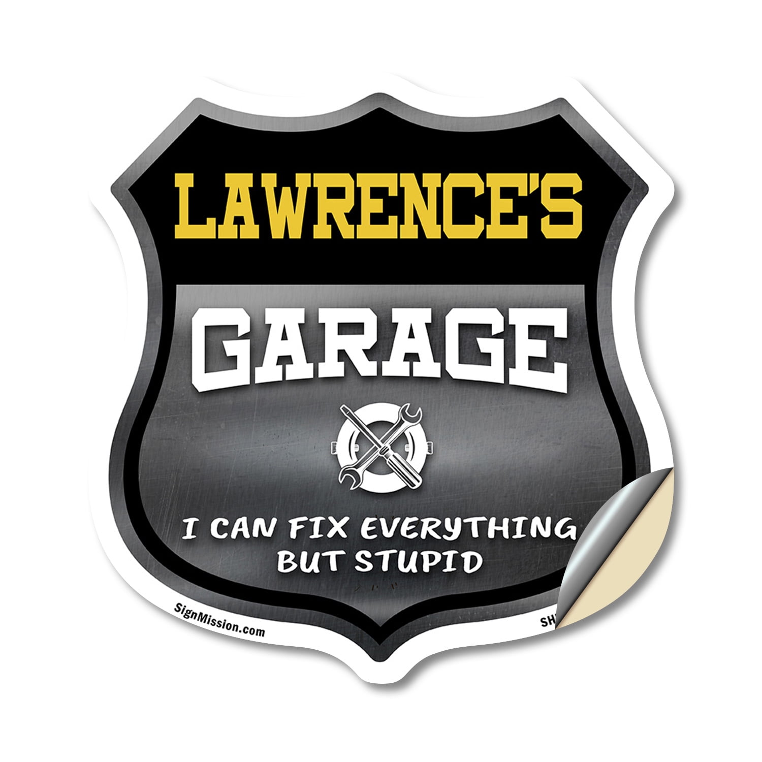 Lawrence's Garage I Can Fix Everything But Stupid 12 inch X 12 inch ...