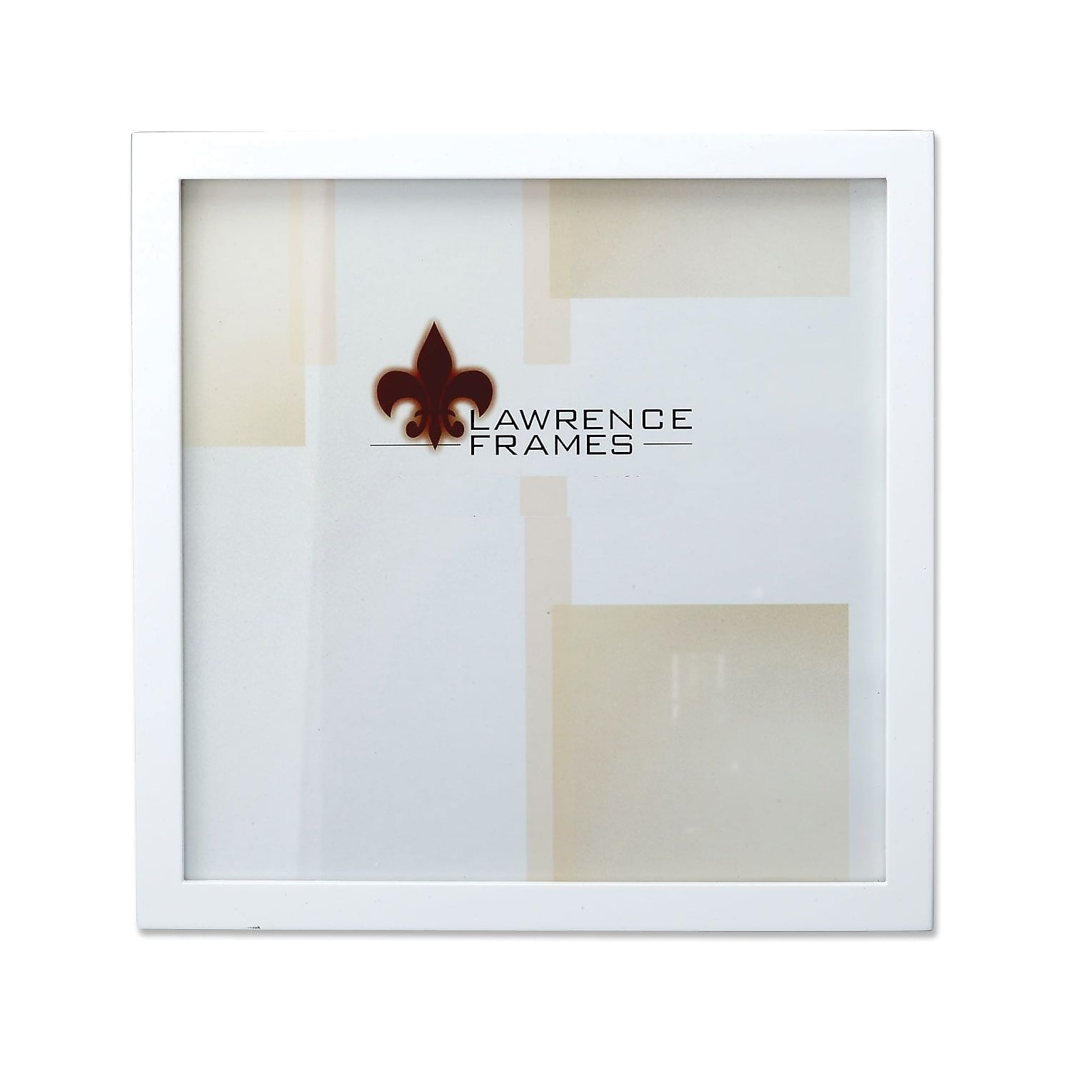 Lawrence Frames 12" x 12" Studio Wood White Picture Frame (755812 ...
