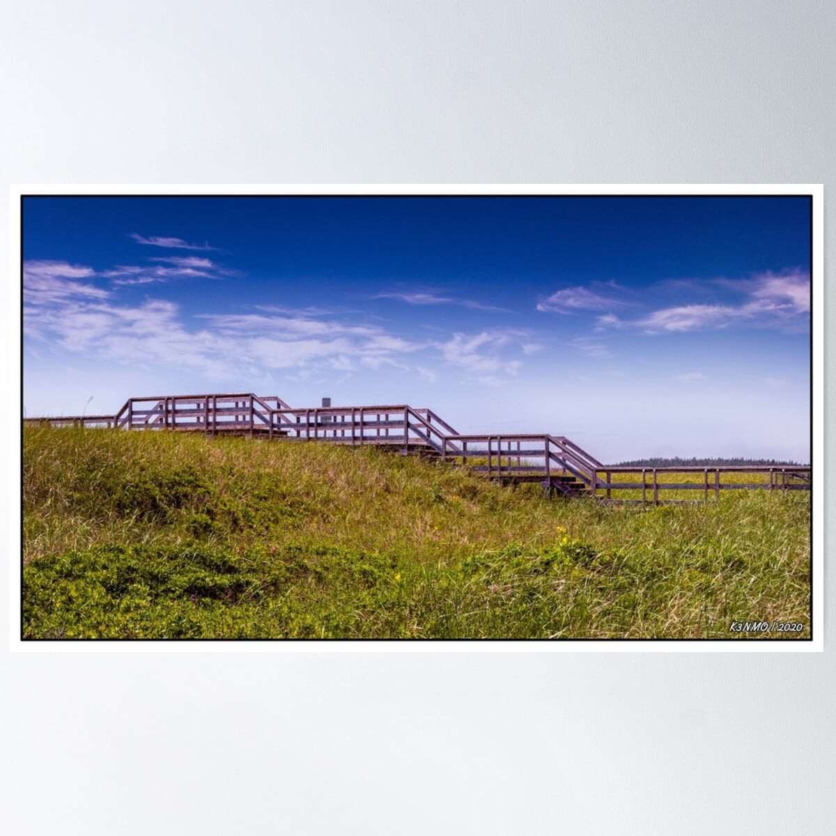 Lawrencetown Beach Boardwalk Poster Wall Art, Modern Wall Decor For ...