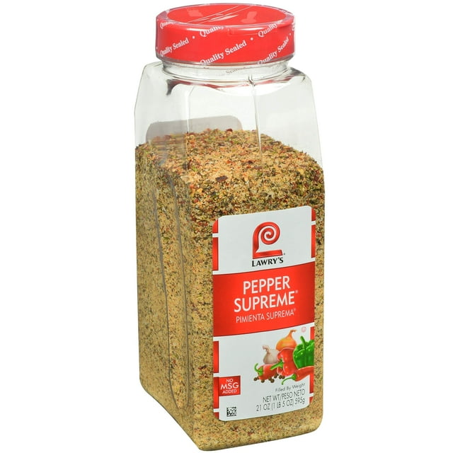 Lawry,S Pepper Supreme Seasoning Blend, 21 Oz - One 21 Ounce Container ...