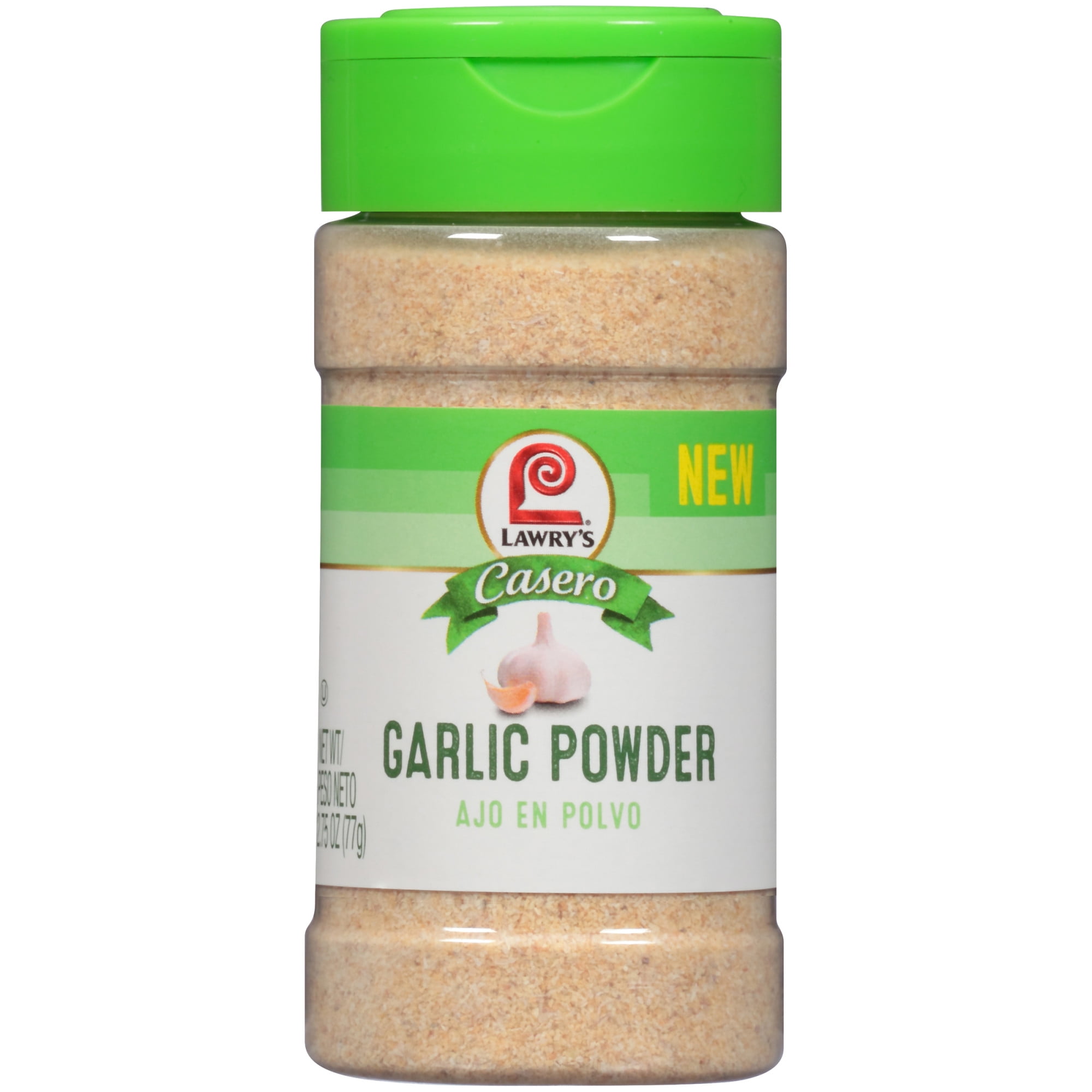 Lawry's Casero Garlic Powder, 2.75 oz Mixed Spices & Seasonings ...