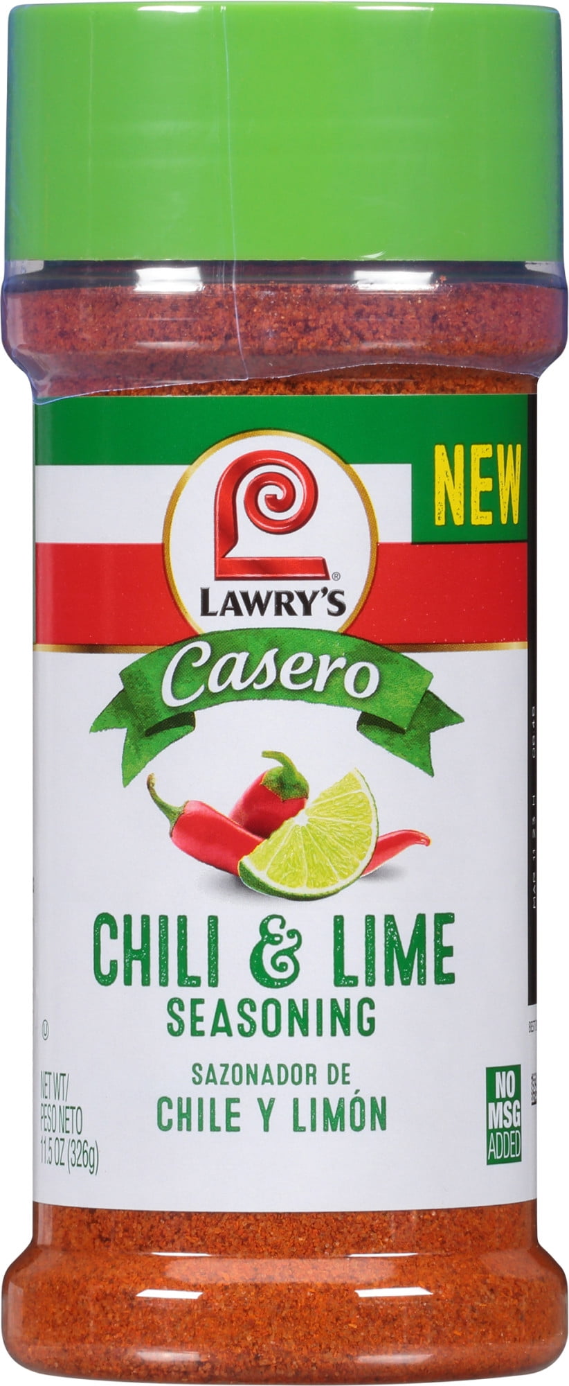 Lawry's Casero Kosher Chili and Lime Seasoning, 11.5 oz Bottle ...