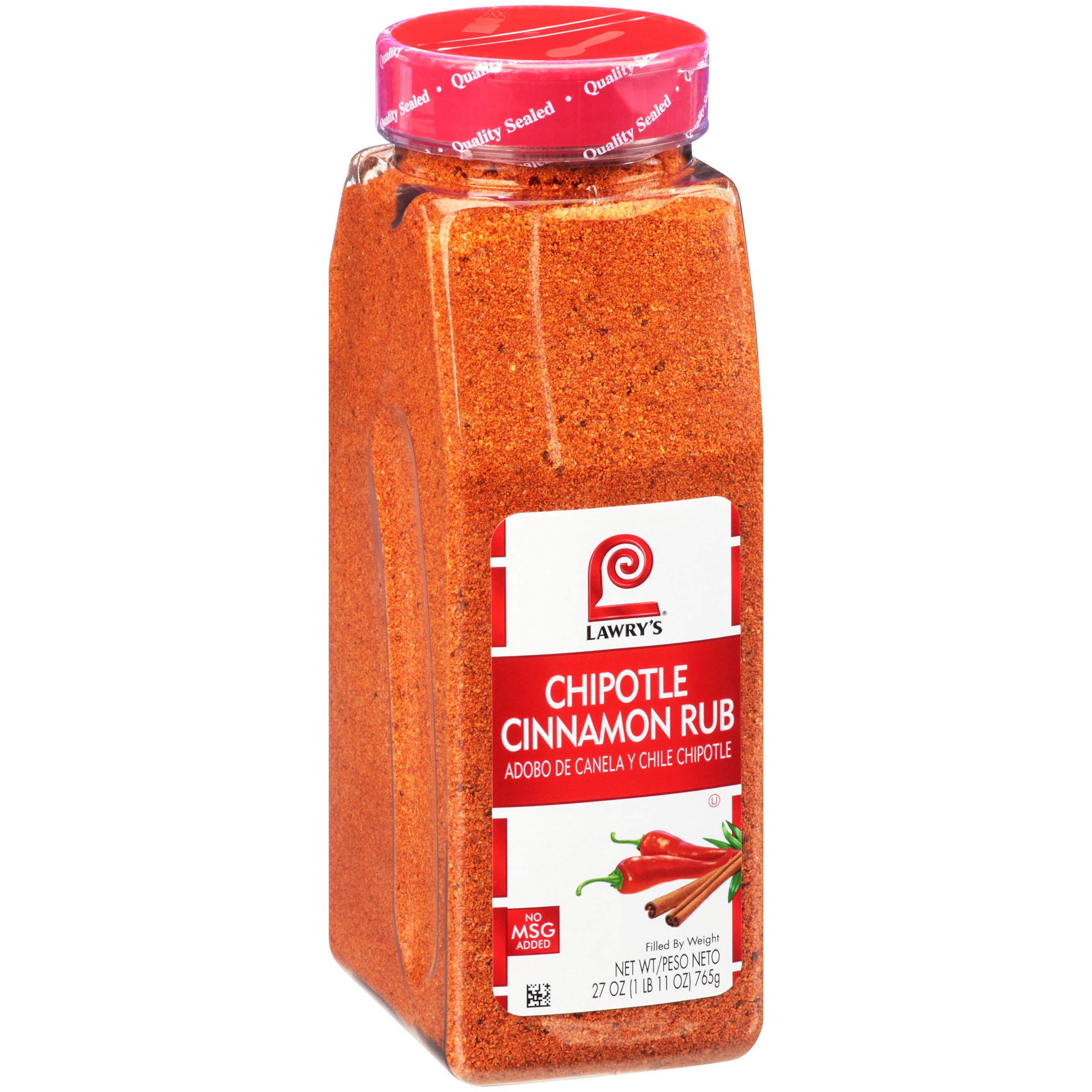 Lawry's Chipotle Cinnamon Rub, BCF26 oz - One Ounce Container of ...