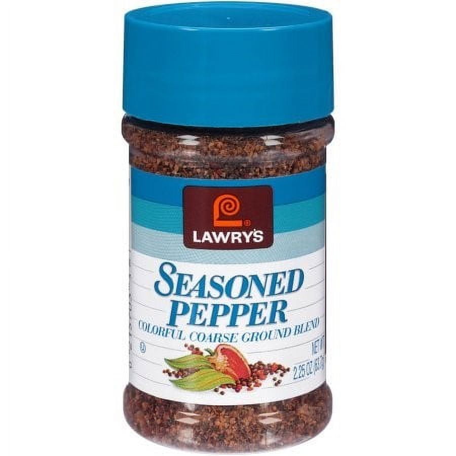 Lawry's Colorful Coarse Ground Blend Seasoned Pepper (Pack of 32 ...