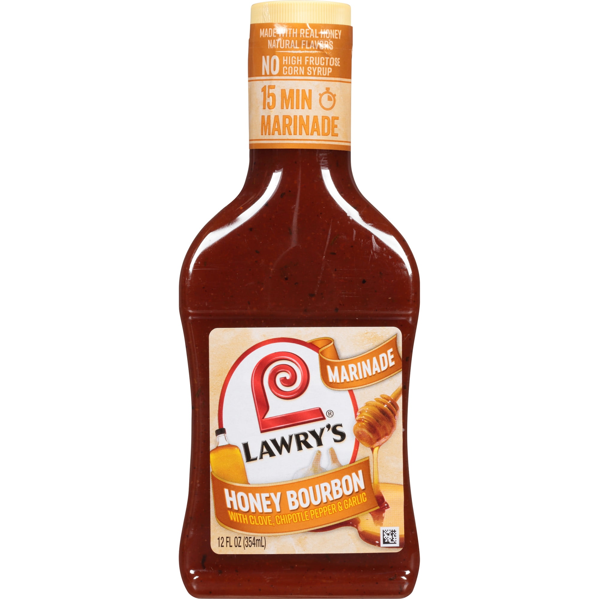 Lawry's Honey Bourbon Marinade, 12 fl oz Bottle - Walmart.com