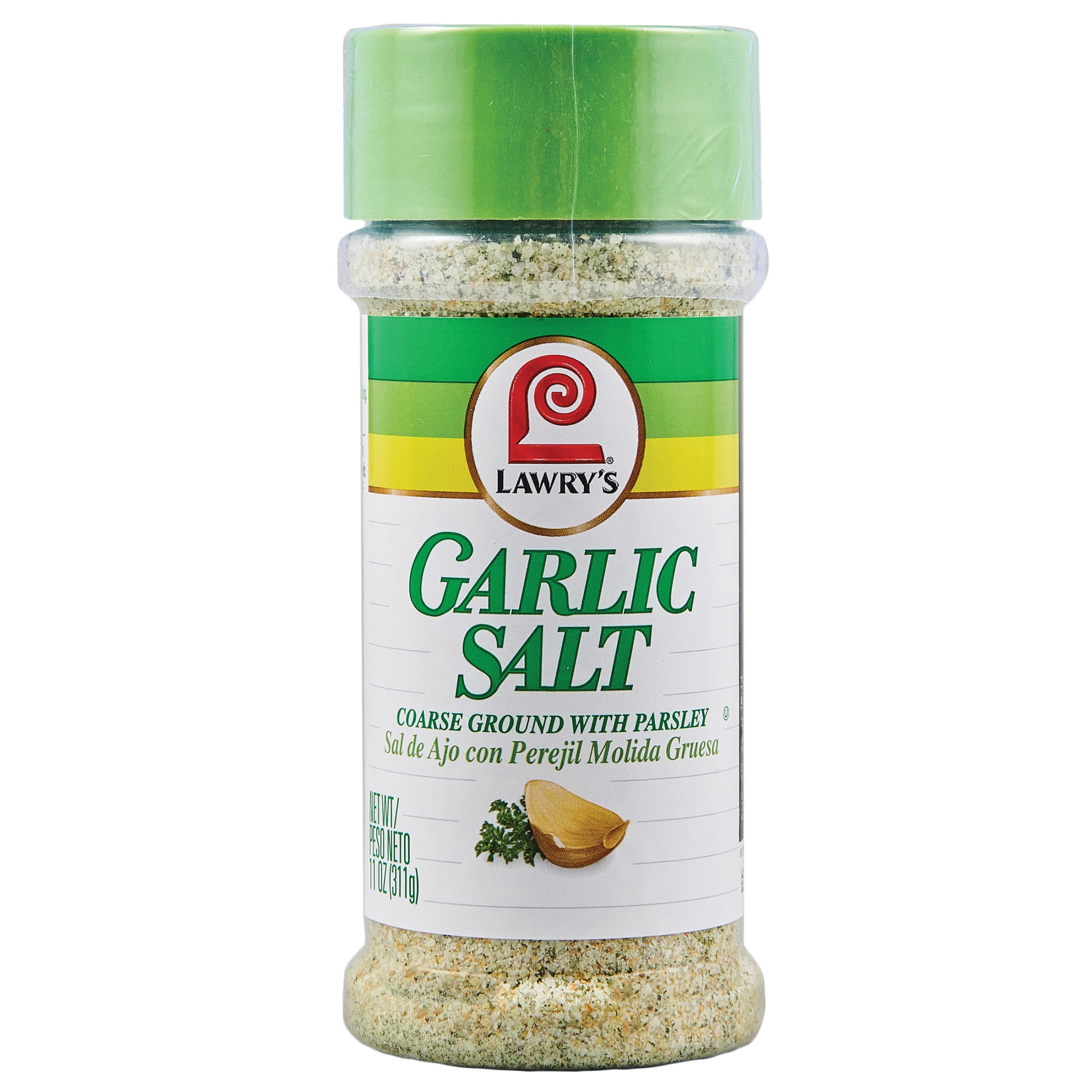 Lawry's Kosher Classic Coarse Ground Garlic Salt, 11 oz Bottle ...