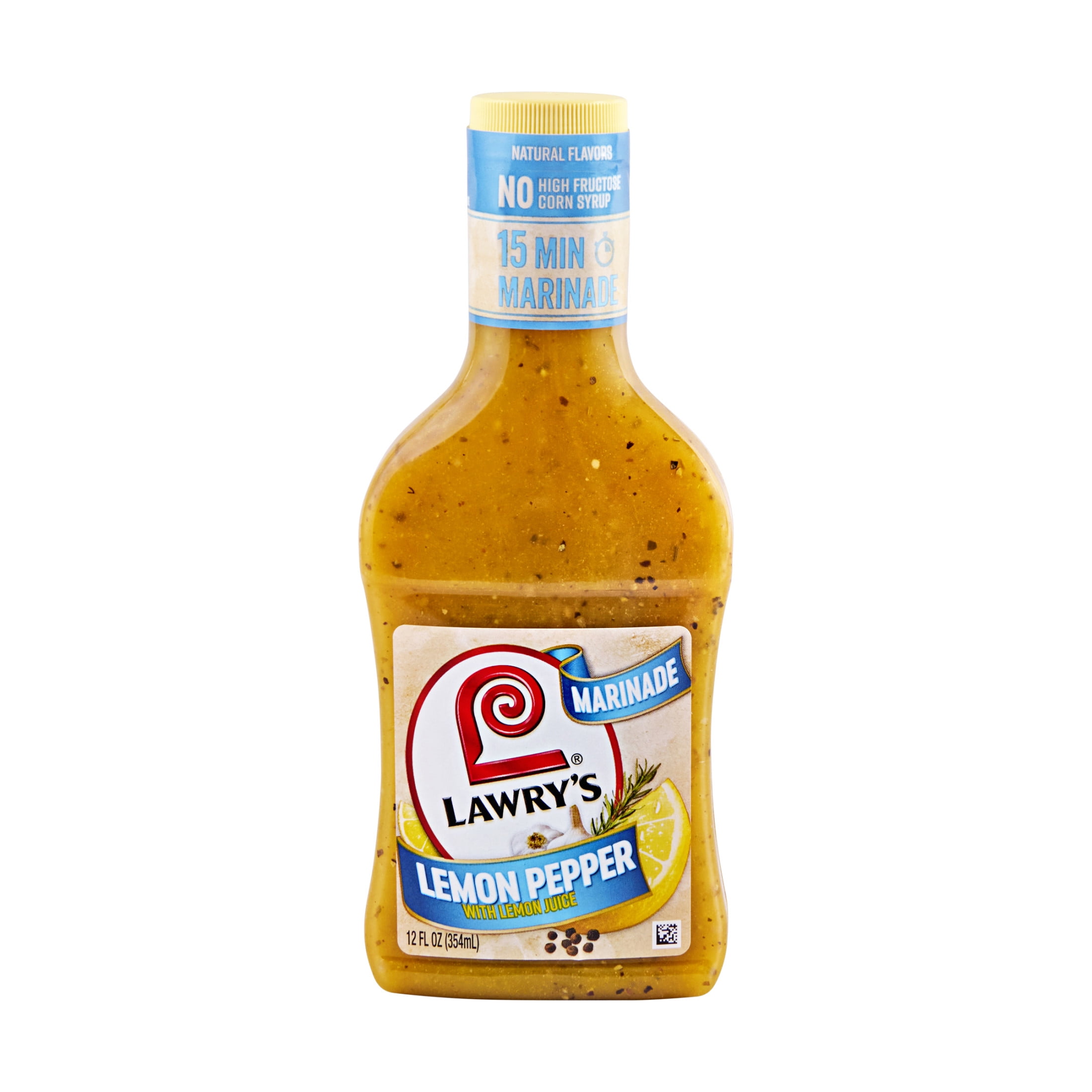 Lawry's Lemon Pepper Marinade with Citrus Flavor, 12 fl oz Cooking ...