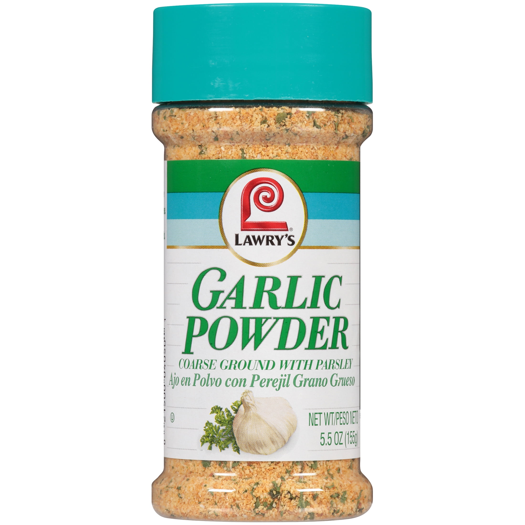 Lawry's Kosher Garlic Powder with Parsley, 5.5 oz Coarse Ground Flavor ...