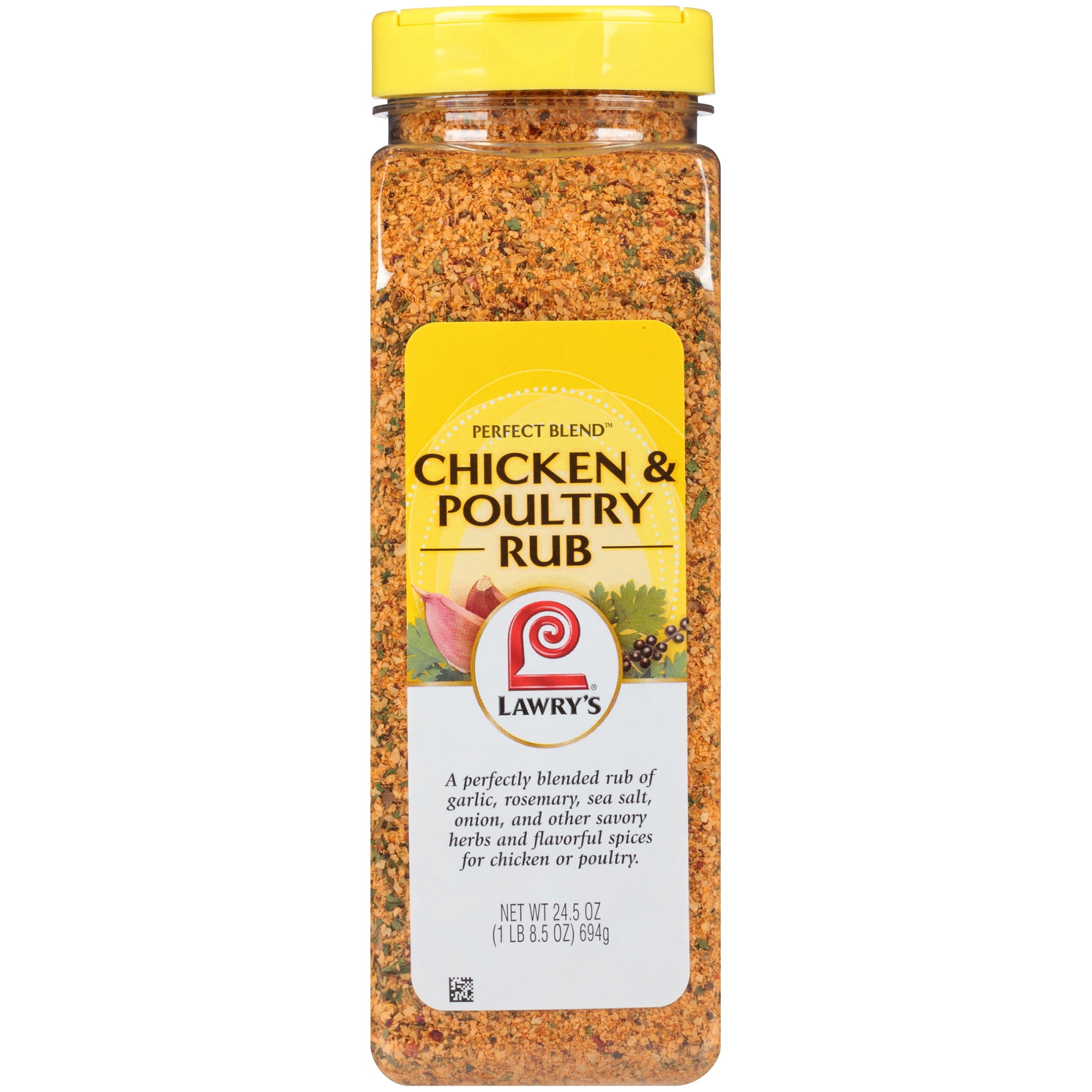 Lawry's Perfect Blend Chicken & Poultry Rub, 24.5 oz Bottle - Walmart.com
