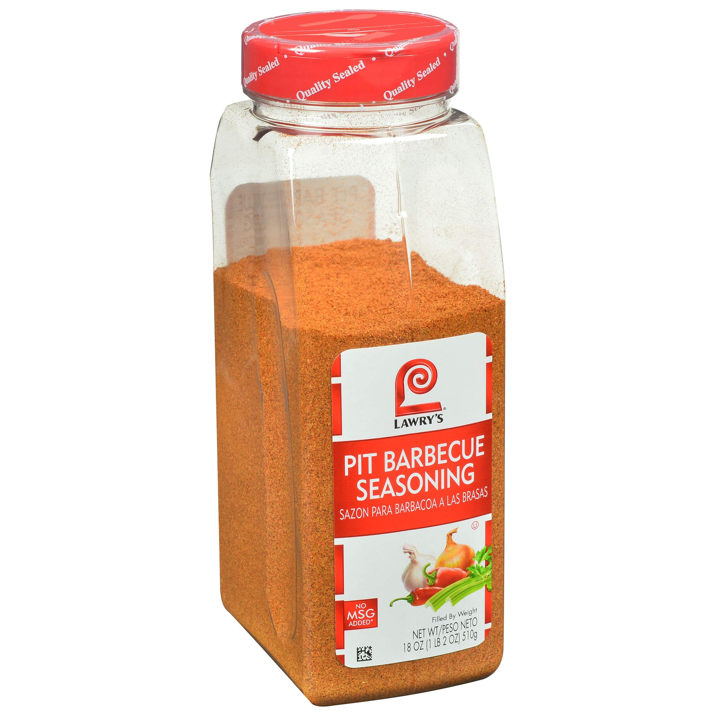 Lawry's Pit Barbecue Seasoning, 18 oz - One 18 Ounce Container of ...