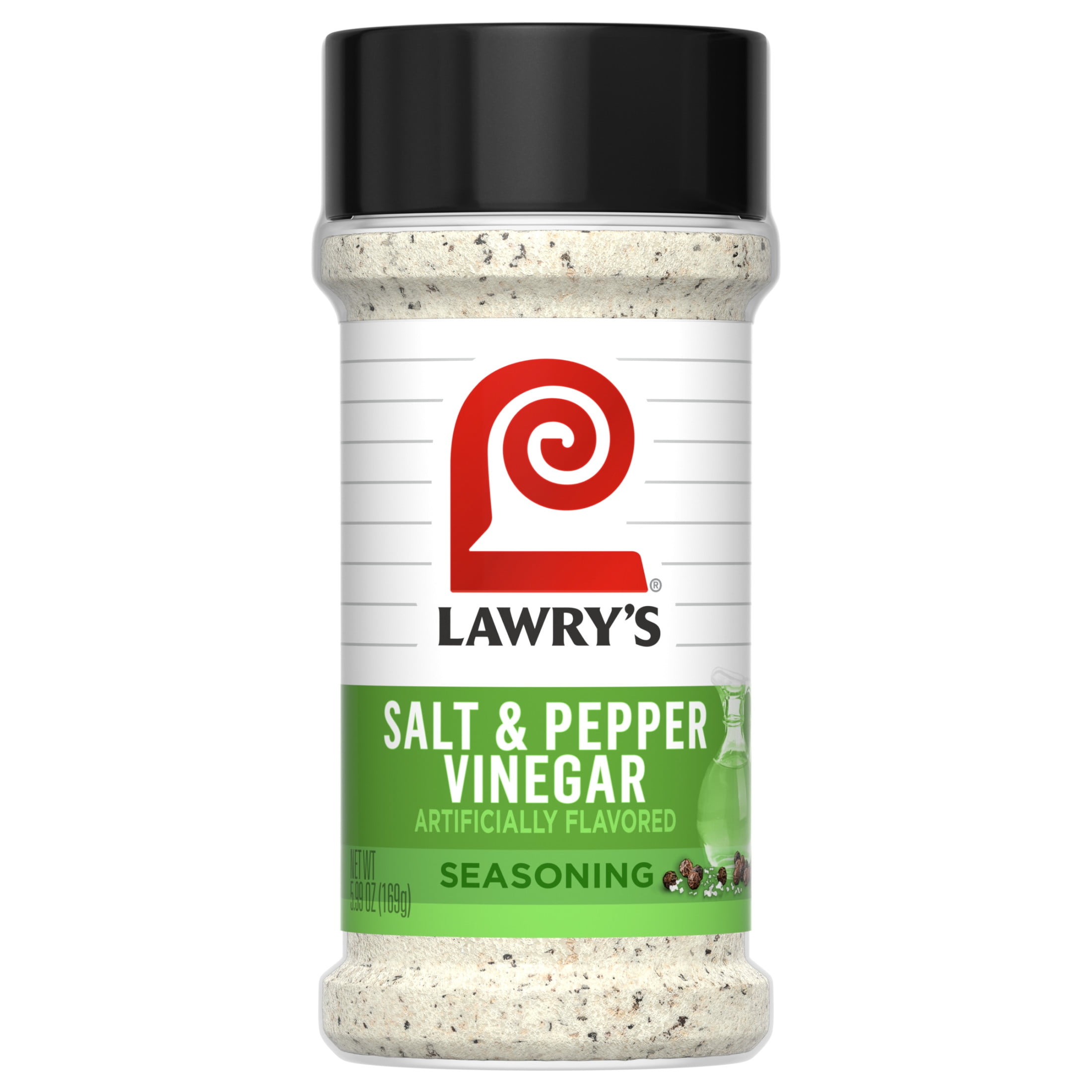 Lawry's Salt & Pepper Vinegar Artificially Flavored Seasoning, 5.99 oz ...