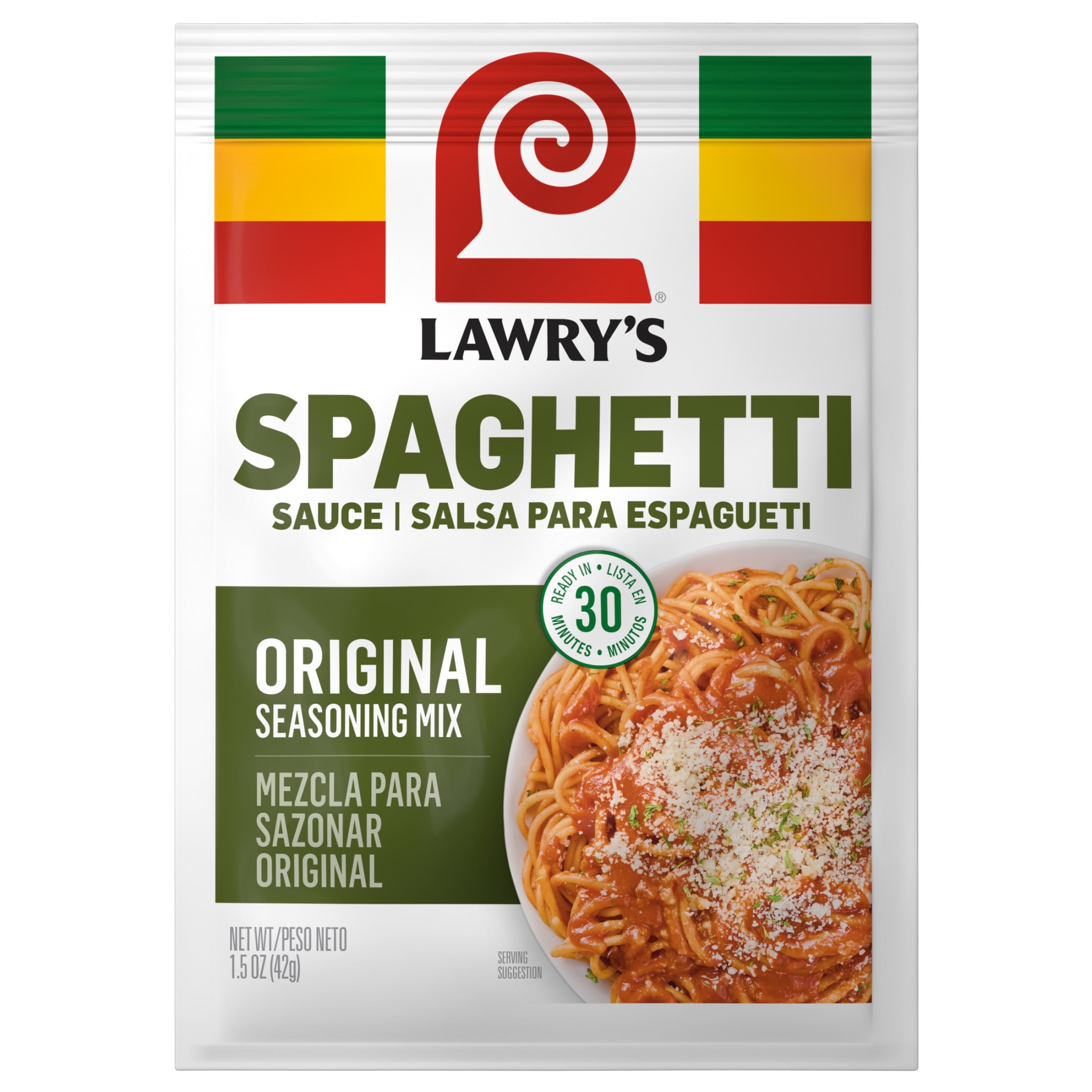 Lawry's Spaghetti Seasoning Mix, Pasta Flavor, Dry Seasoning Packet, 1. ...