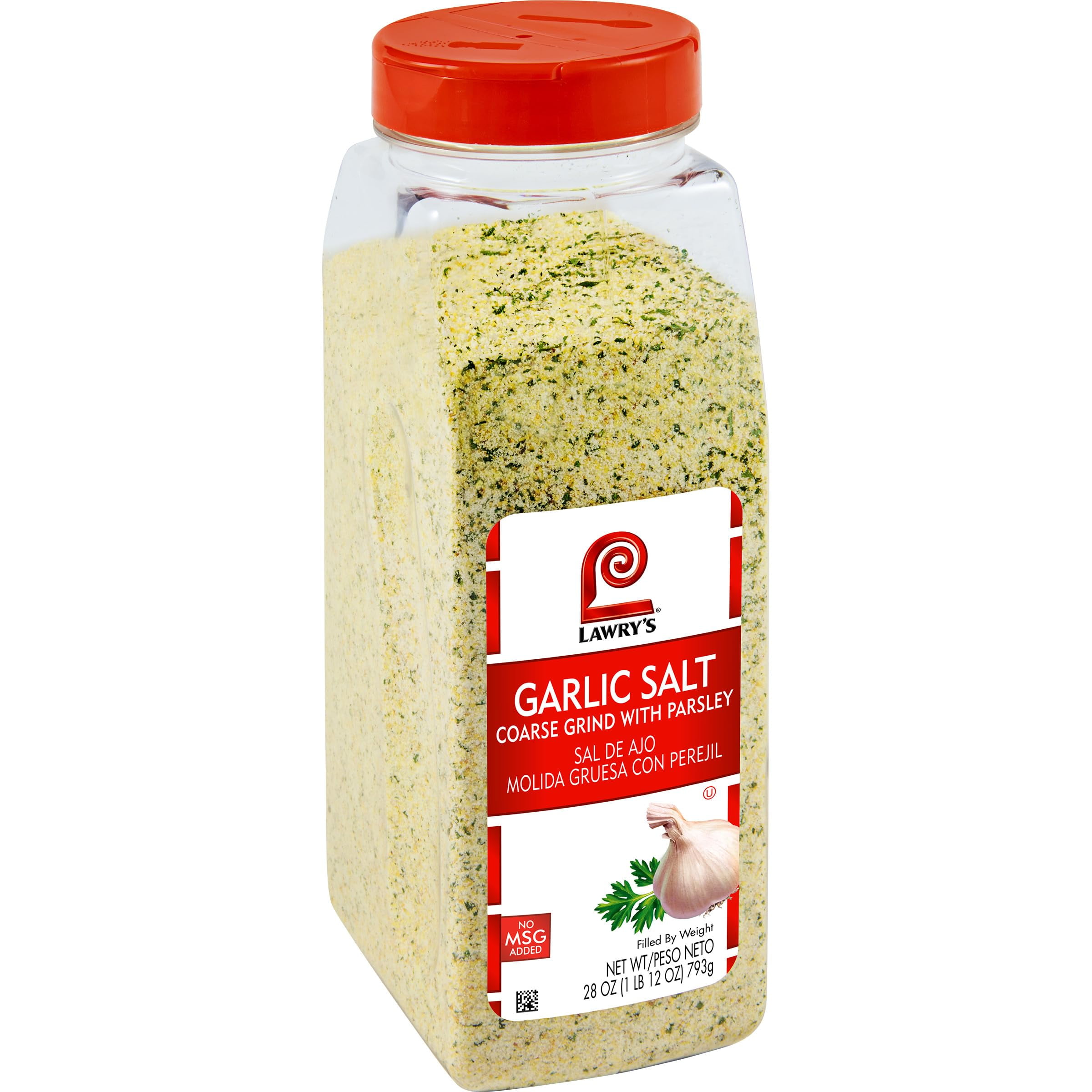 Lawrys Coarse Grind Garlic Salt with Parsley, 28 oz - One 28 Ounce ...