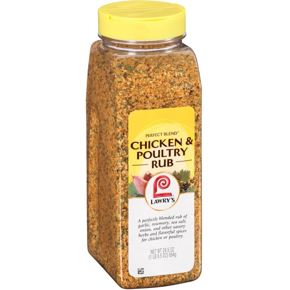 Lawry's Chicken and Poultry Rub Seasoning, Garlic, Rosemary, Paprika ...