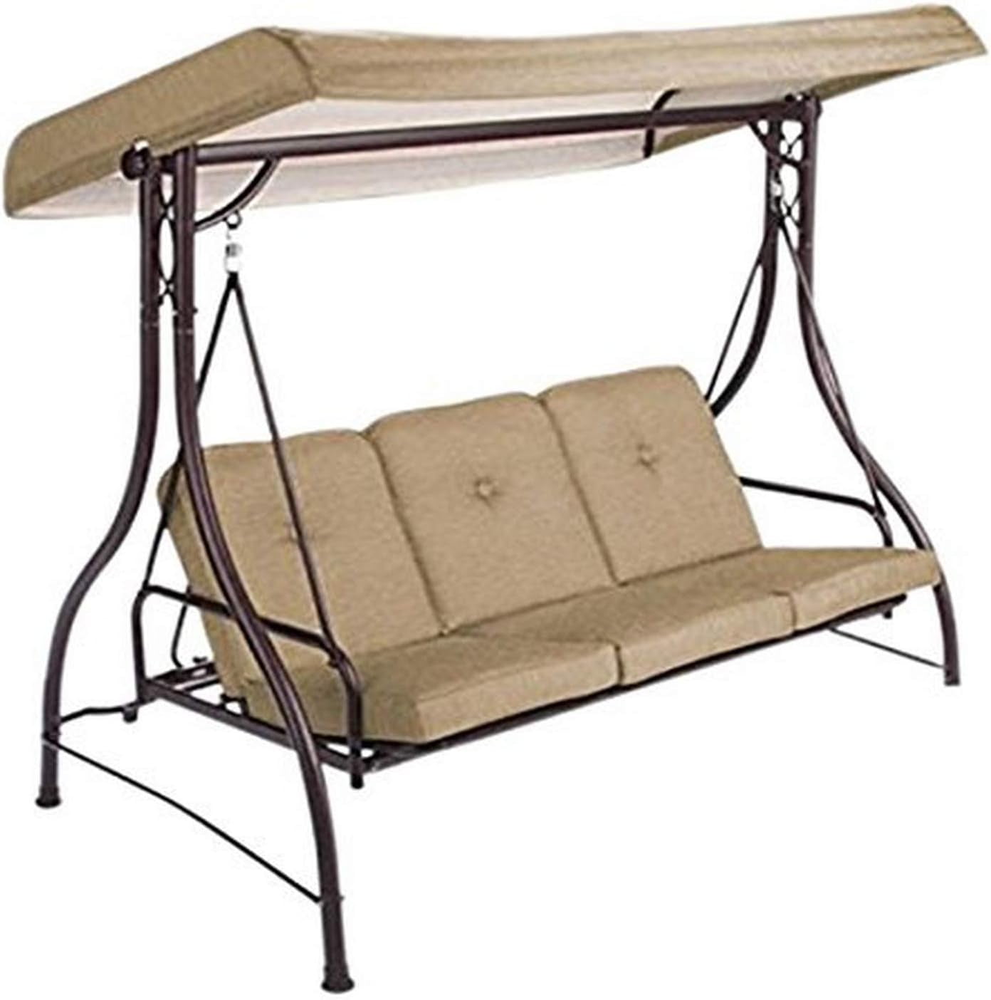 Lawson Ridge 3-Person Swing Replacement Canopy Top Cover- RipLock 350 - Will NOT FIT Any Other ...