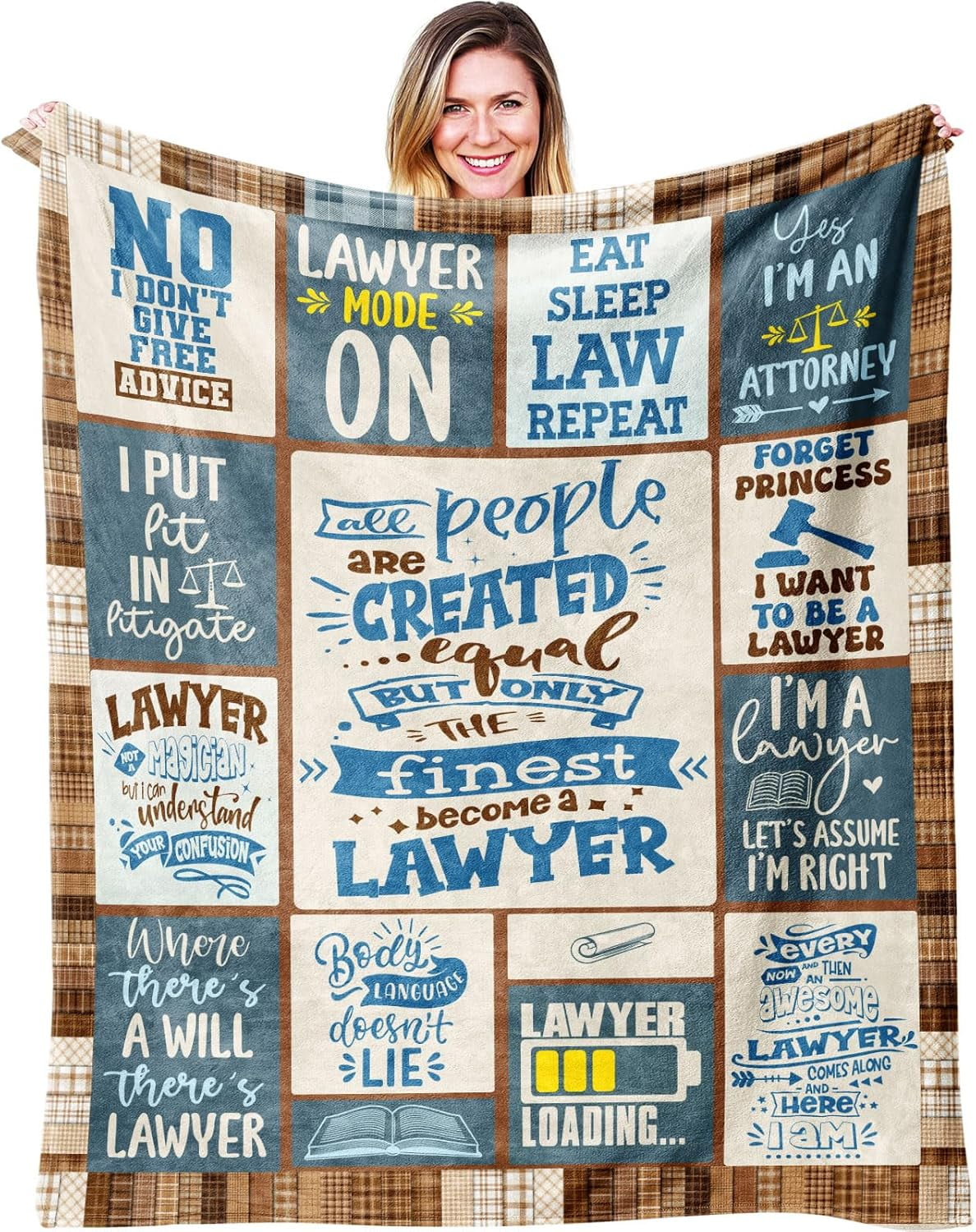 Lawyer Gifts for Women - Lawyer Gifts for Men Blanket 60"X50", Gifts ...