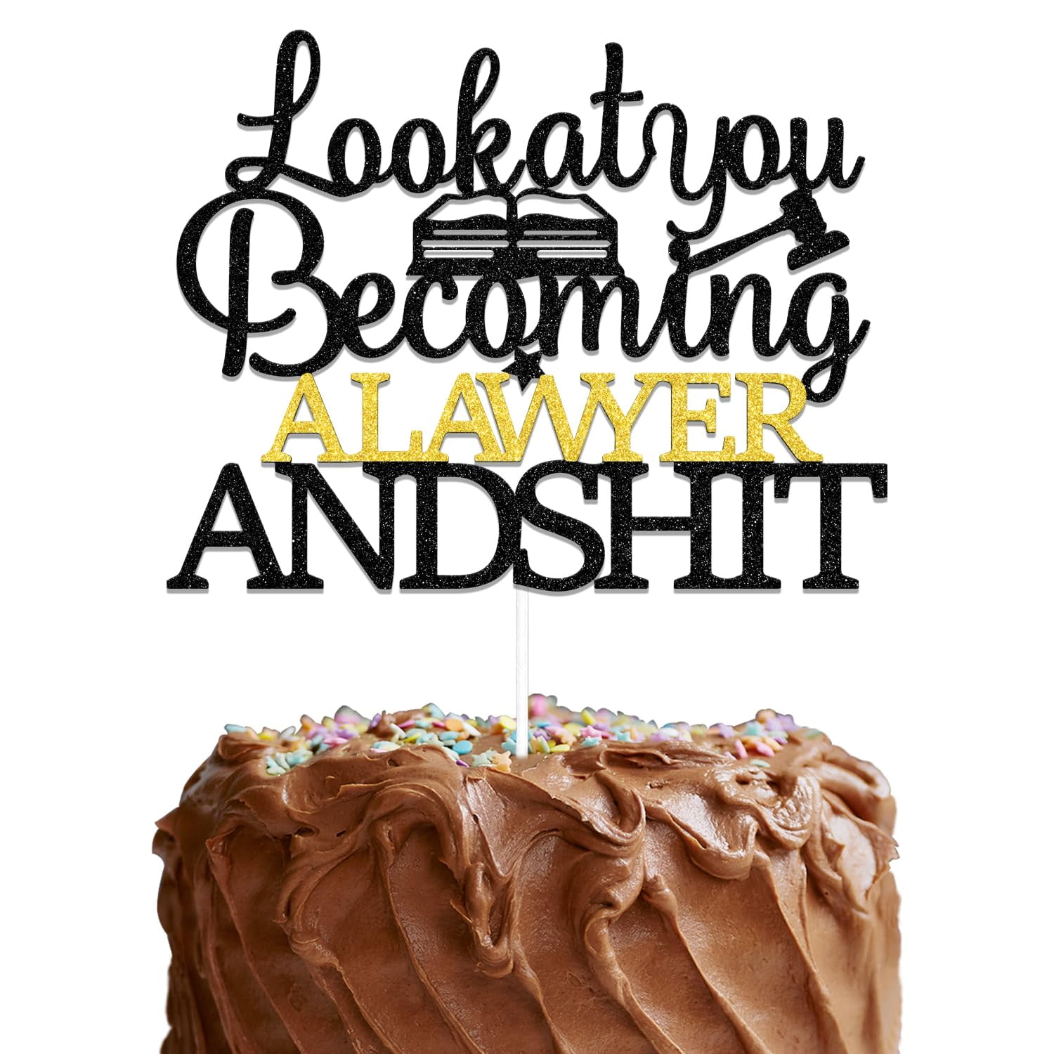 Lawyer Graduation CakeTRDN Topper, Law School Cake Topper, Law School ...