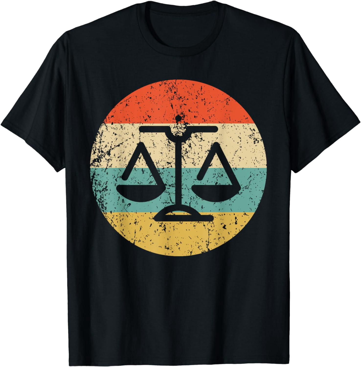 Lawyer Judge Shirt - Retro Scale of Justice T-Shirt - Walmart.com