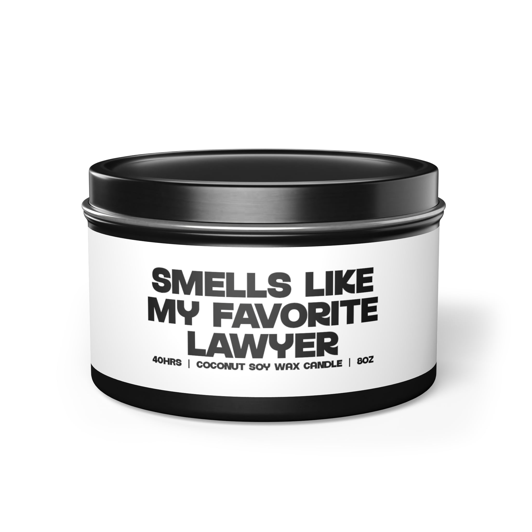 Lawyer Law School Student Graduation Tin Candle Gifts Home Office Decor ...