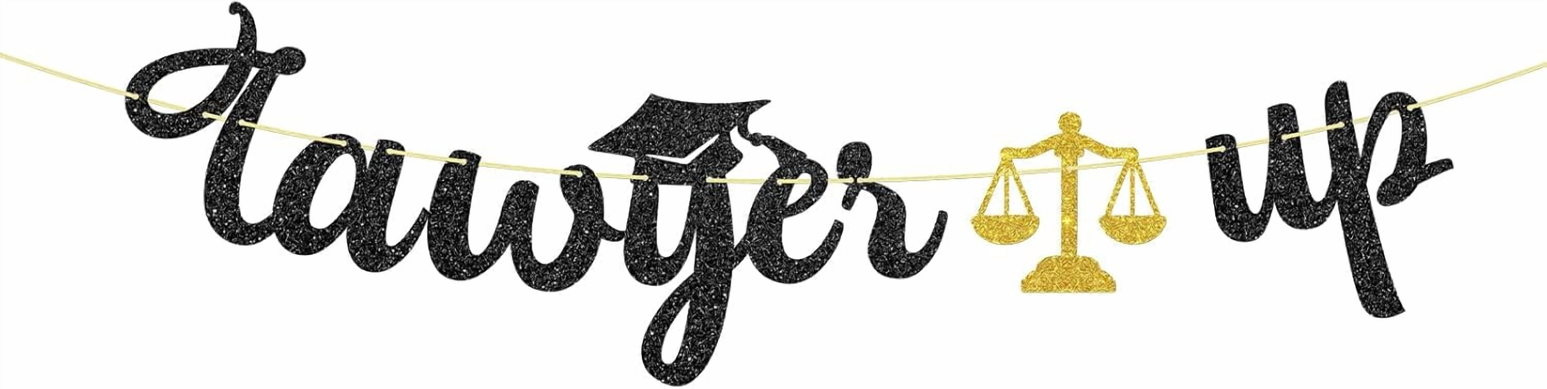 Lawyer Up Banner Congrats Lawyer Bunting Banner Law Grad Law School ...