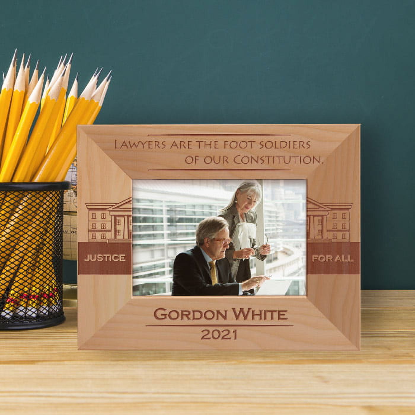 Lawyers Are The Foot Soldiers Of Our Constitution Personalized Wooden ...