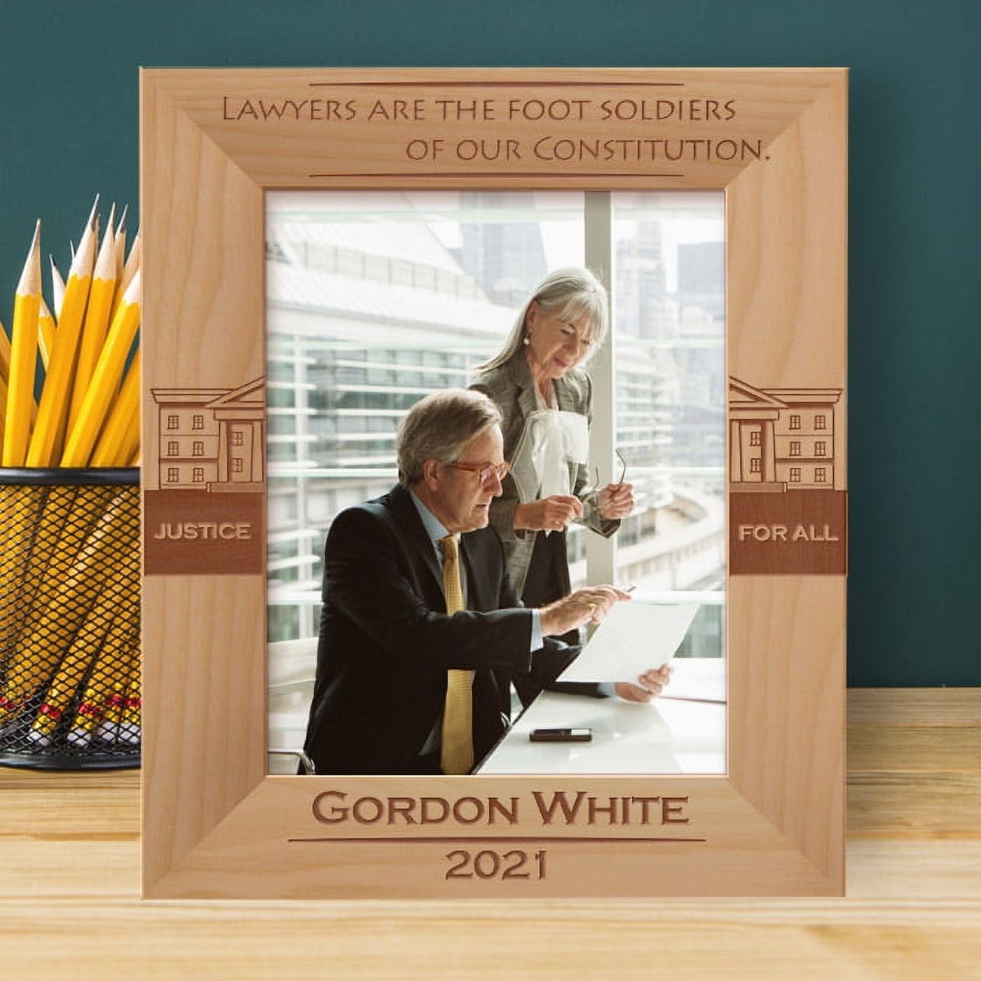 Lawyers Are The Foot Soldiers Of Our Constitution Personalized Wooden ...