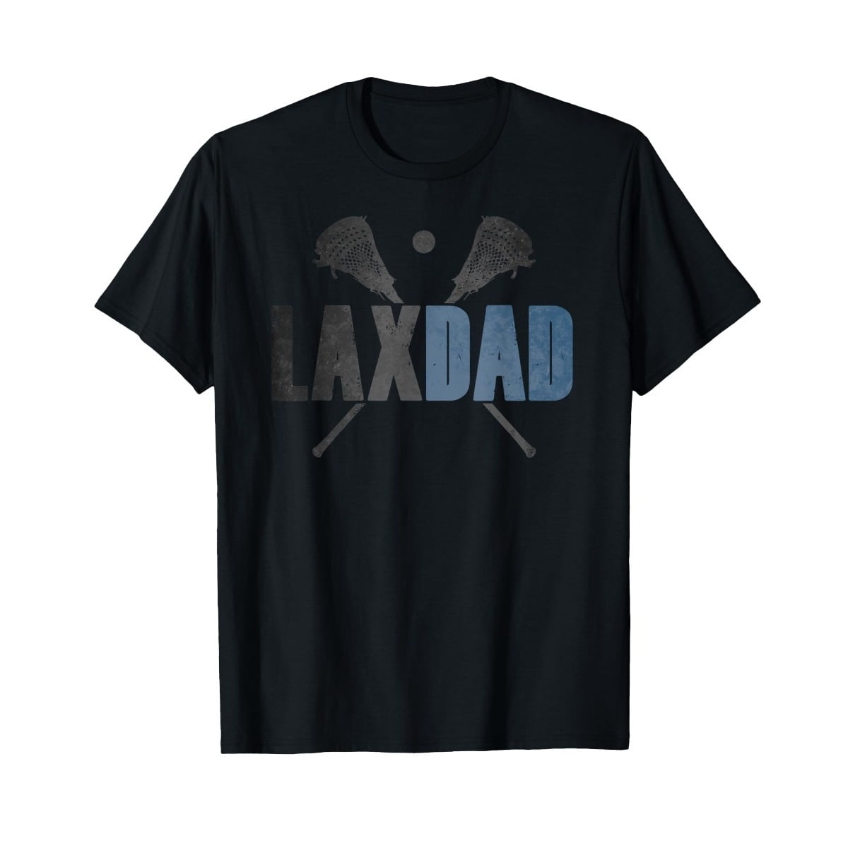 Lax Dad Lacrosse Player Father Coach Sticks Vintage Graphic T-Shirt ...