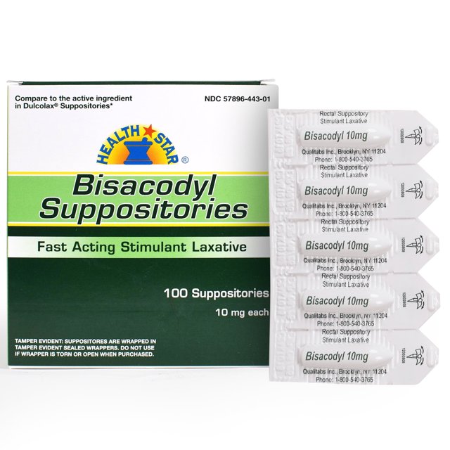 Geri-Care Laxative Suppository, Fast-Acting, Rectal Relief, 100 per Box ...