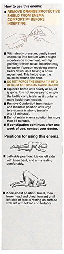 Laxative Mineral Oil Enema for Constipation, 4.5 Fl Oz (Pack of 12 ...