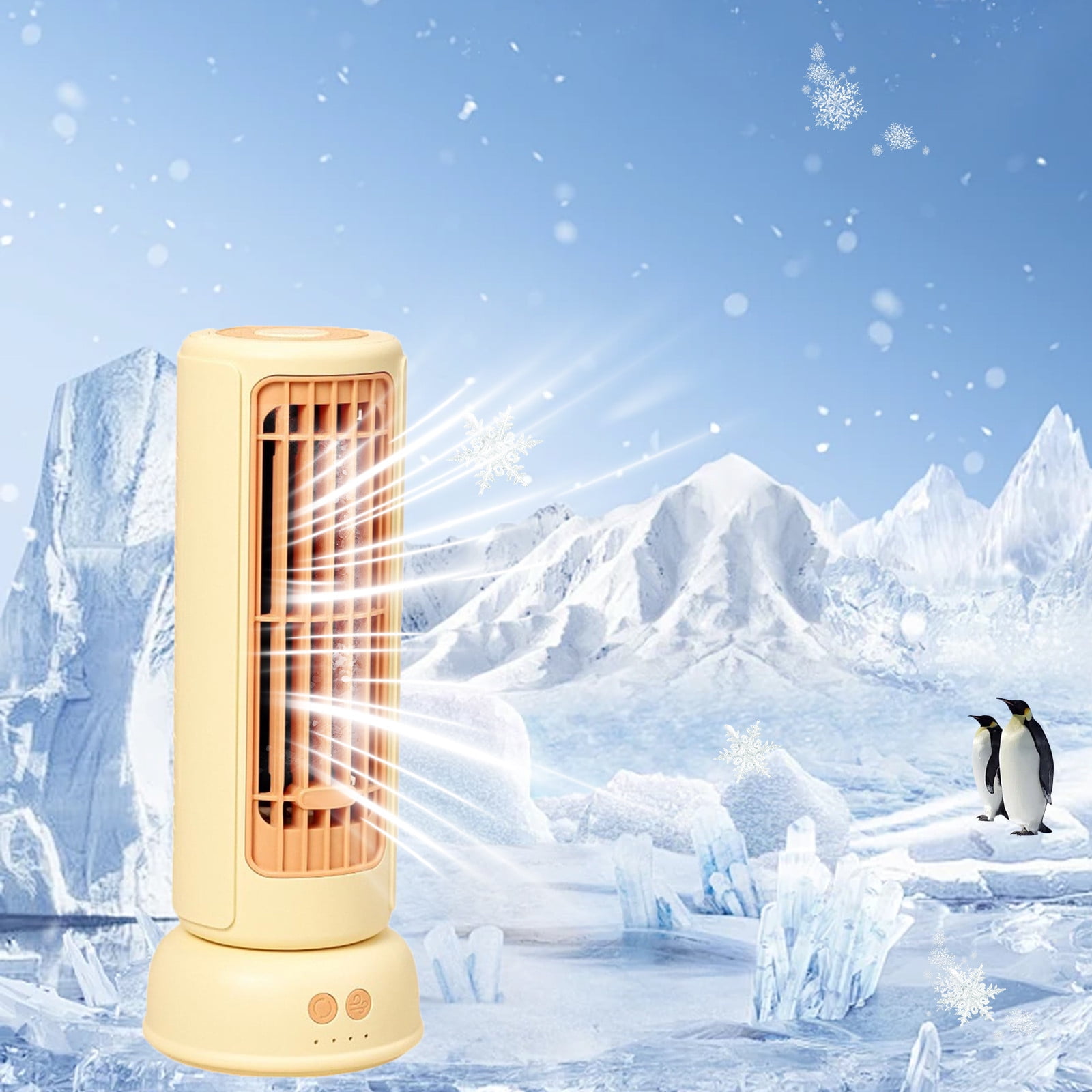 Laxazopa Oscillating Tower Desk Fan - USB-Powered 3-Speed Air ...