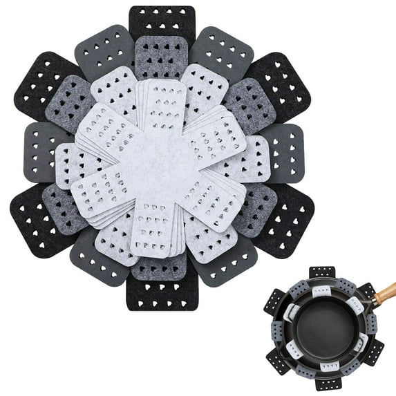 Laxazopa Pot and Pan Protectors 12 PCS, Pan Protectors for Stacking ...