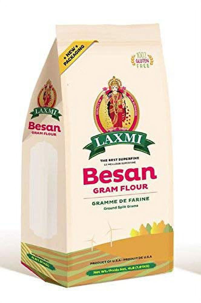Laxmi Freshly Milled Besan Gram Flour (Chickpea Flour) - 4lb - Walmart.com
