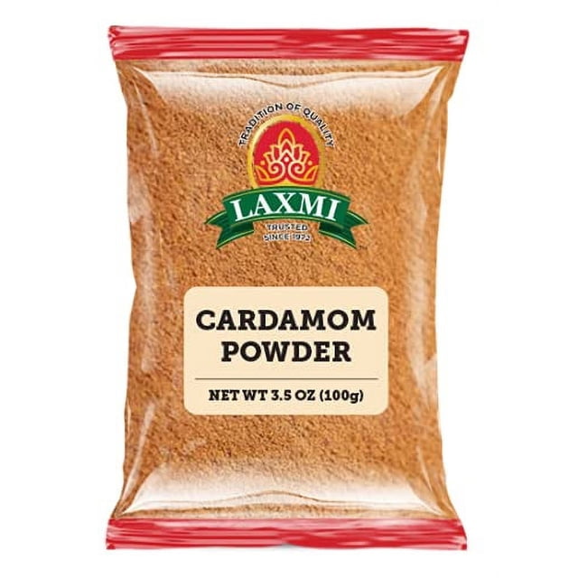 Laxmi Ground Cardamom Powder, Traditional Indian Cooking Spices - 3.5oz ...