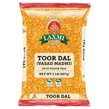 Laxmi Toor Dal, Traditional Indian Split Yellow Peas, Uncooked, 2lb Bag ...