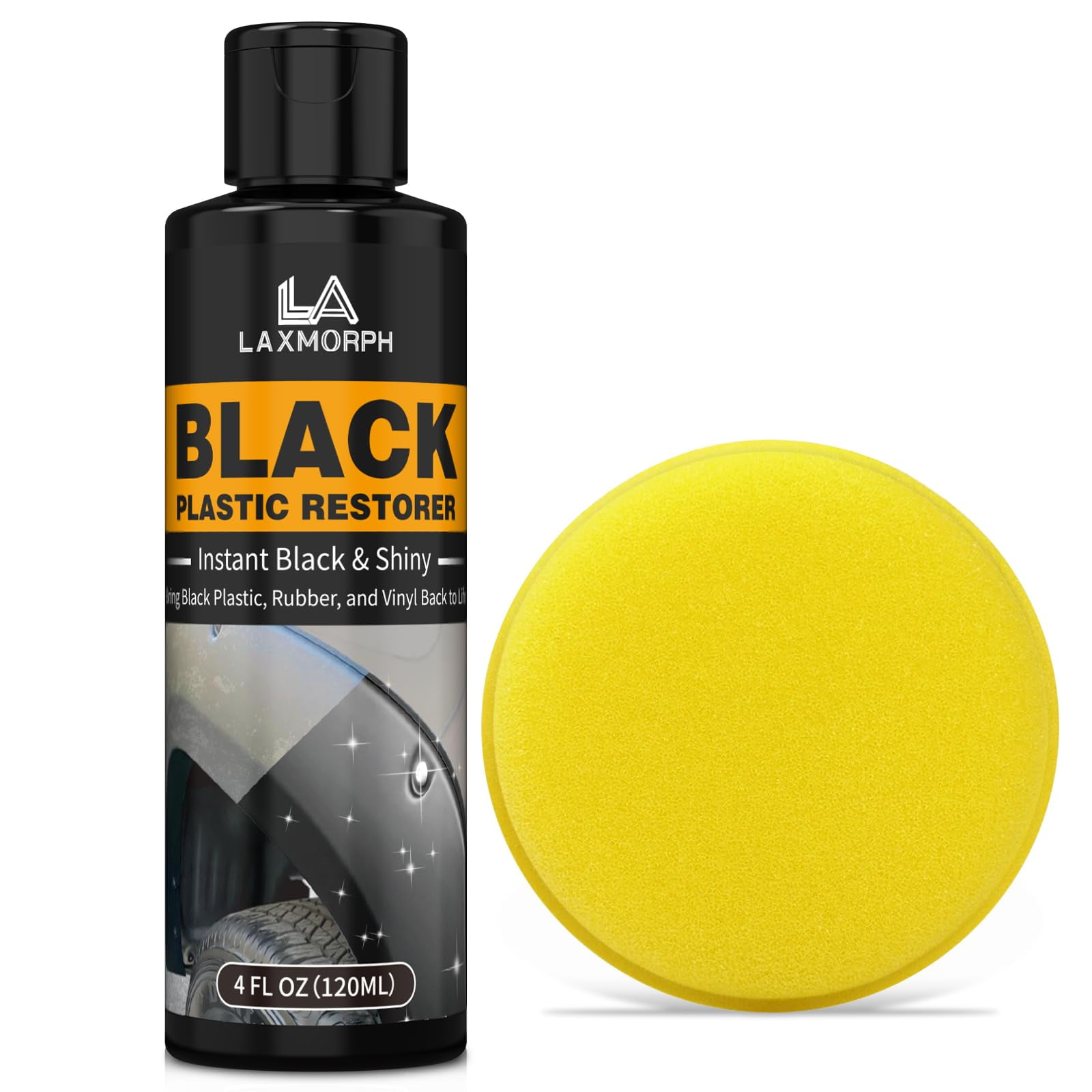 Laxmorph Plastic Restorer Car SSF20 Trim Restorer,Cars Black Plastic ...