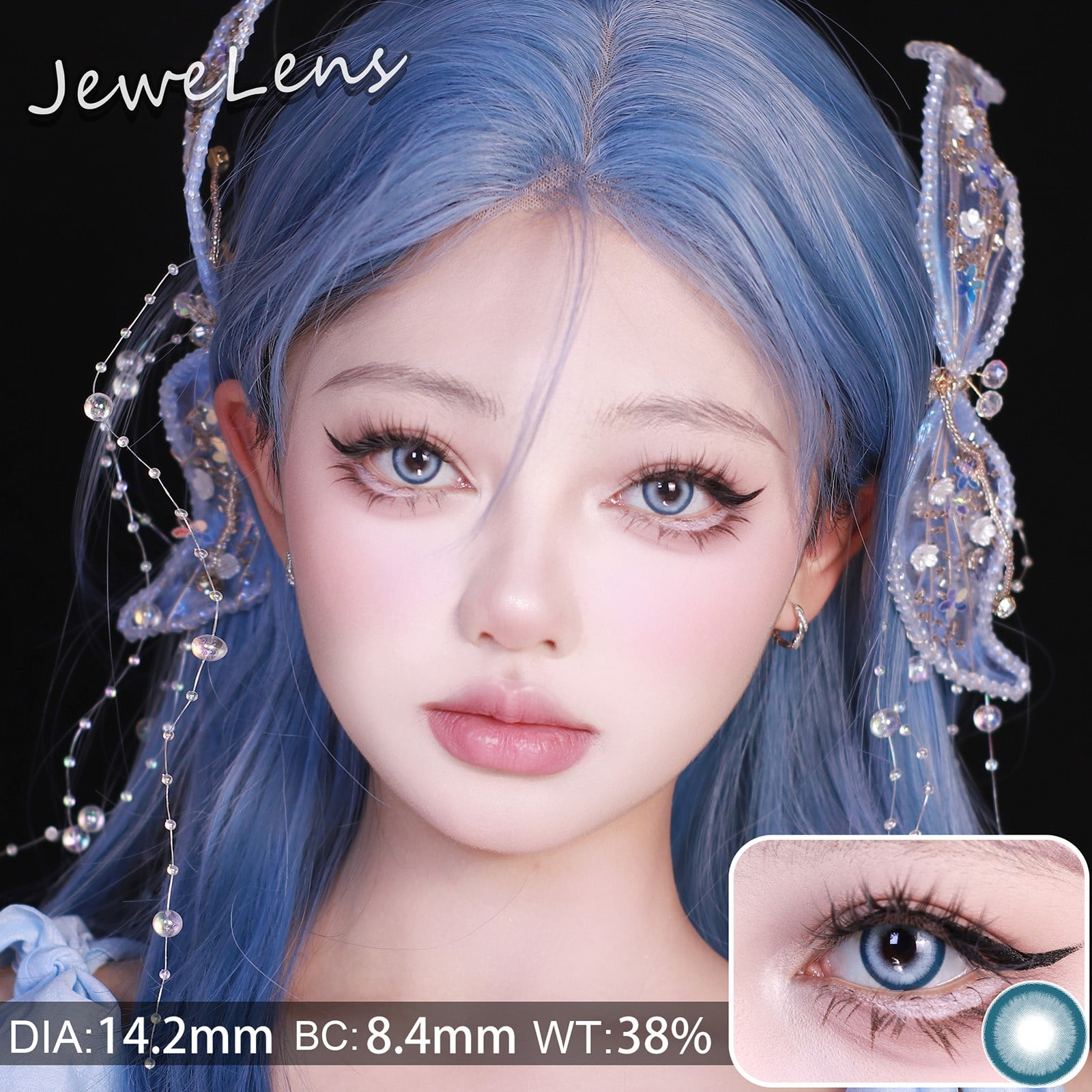 Lay A Finger On Colored Conctact Lens 1ml Party Eyes Unique Color Lay A ...