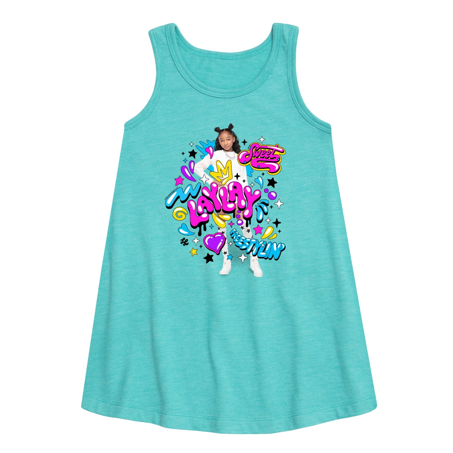 Lay Lay - Freestylin' - Youth Girls A-line Dress - Walmart.com