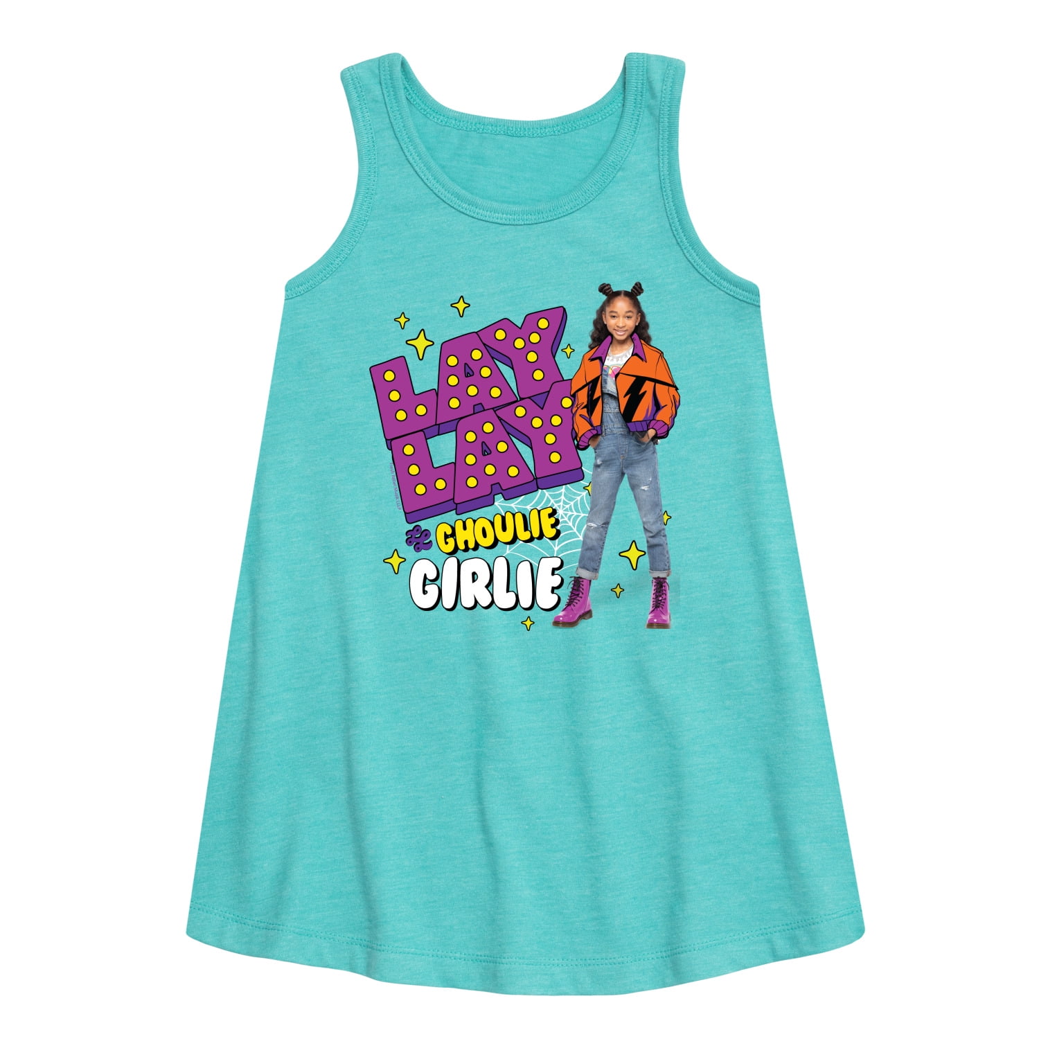 Lay Lay - Ghoulie Girlie - Youth Girls A-line Dress - Walmart.com