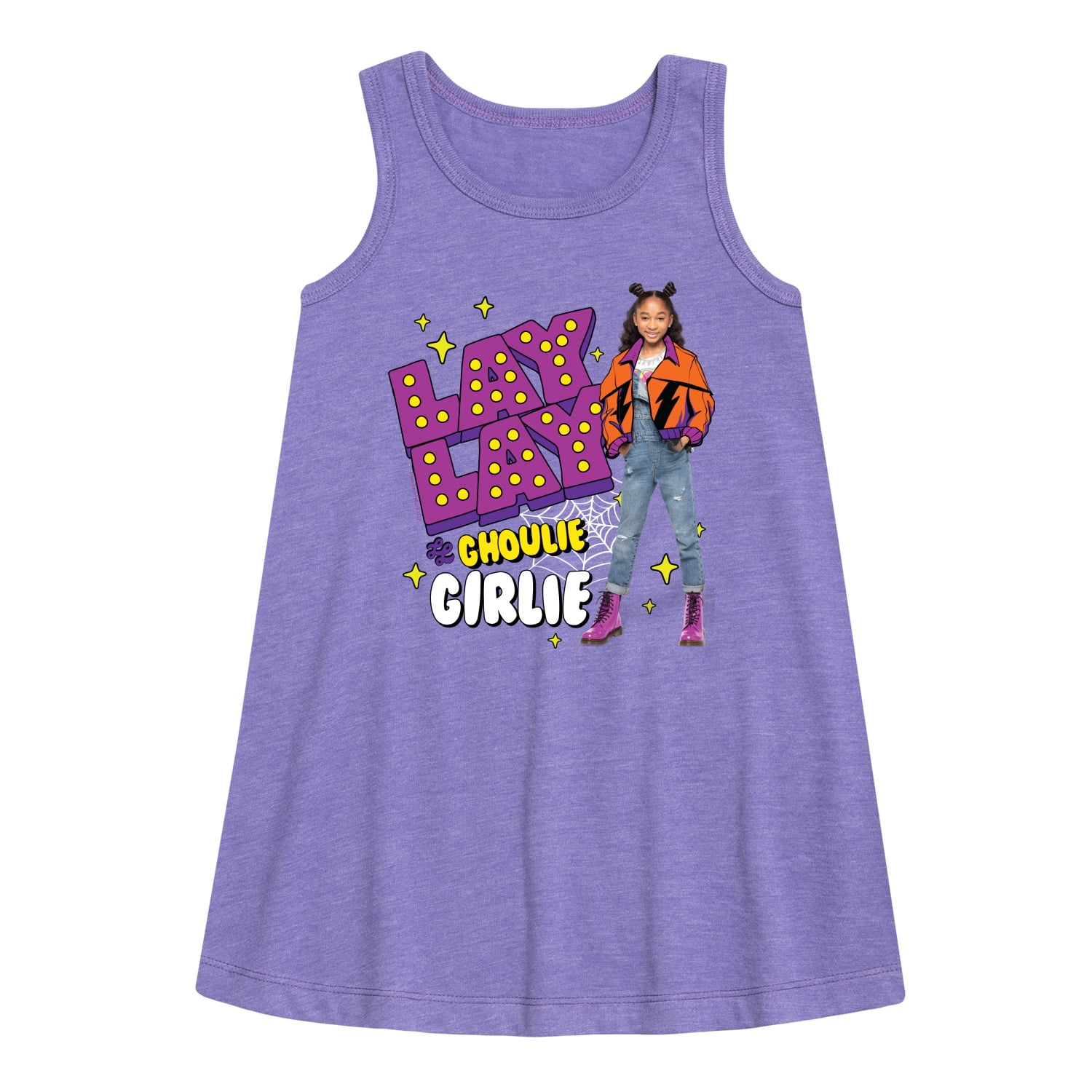 Lay Lay - Ghoulie Girlie - Youth Girls A-line Dress - Walmart.com