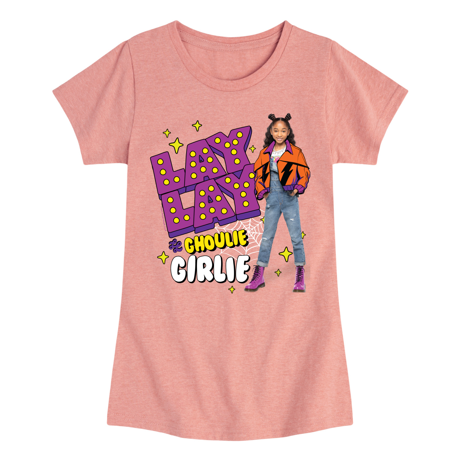 Lay Lay - Ghoulie Girlie - Youth Girls Short Sleeve Graphic T-Shirt ...