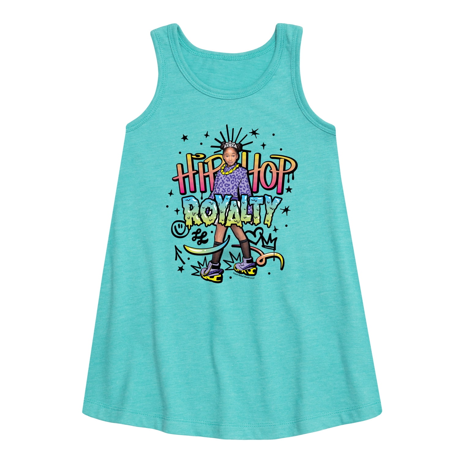 Lay Lay - Hip Hop Royalty - Youth Girls A-line Dress - Walmart.com