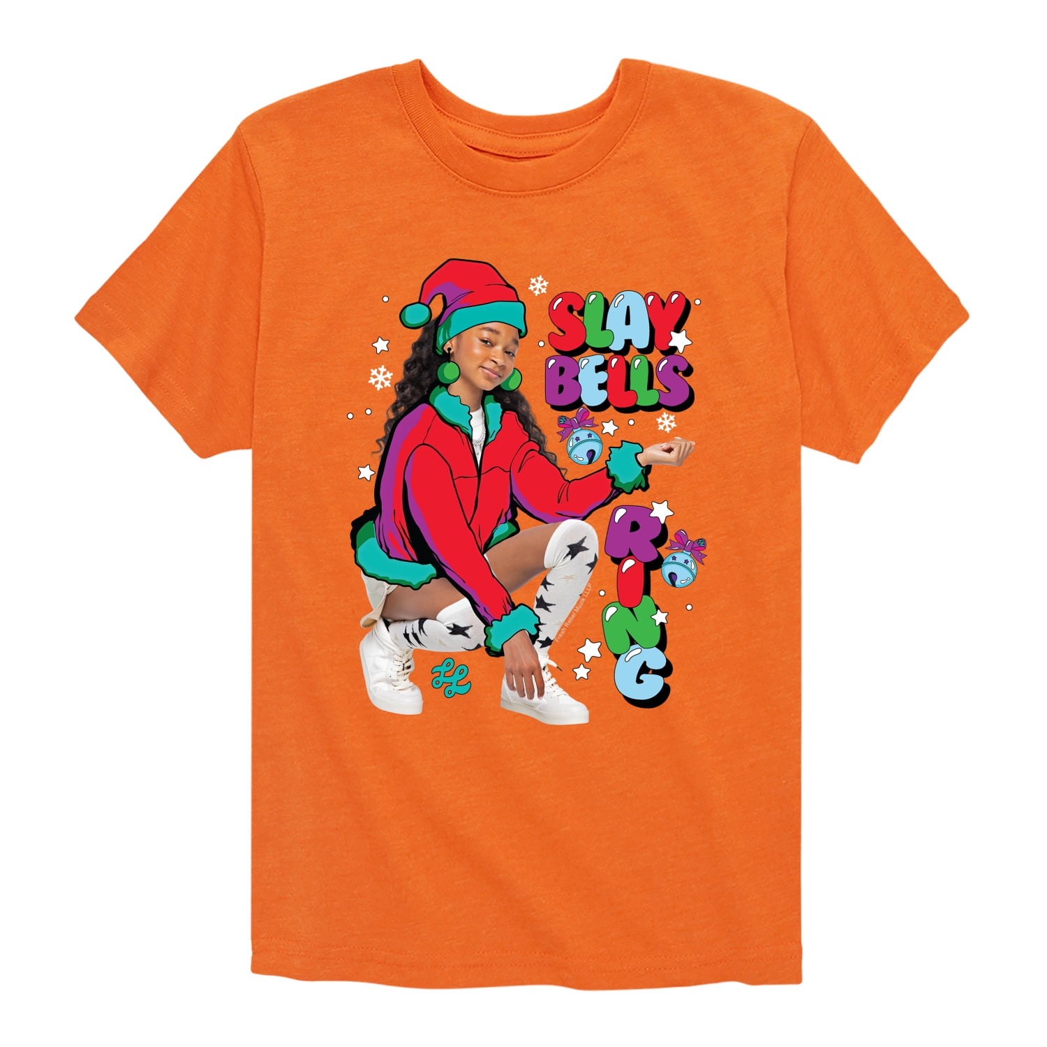 Lay Lay - Slay Bells Ring - Toddler And Youth Short Sleeve Graphic T ...