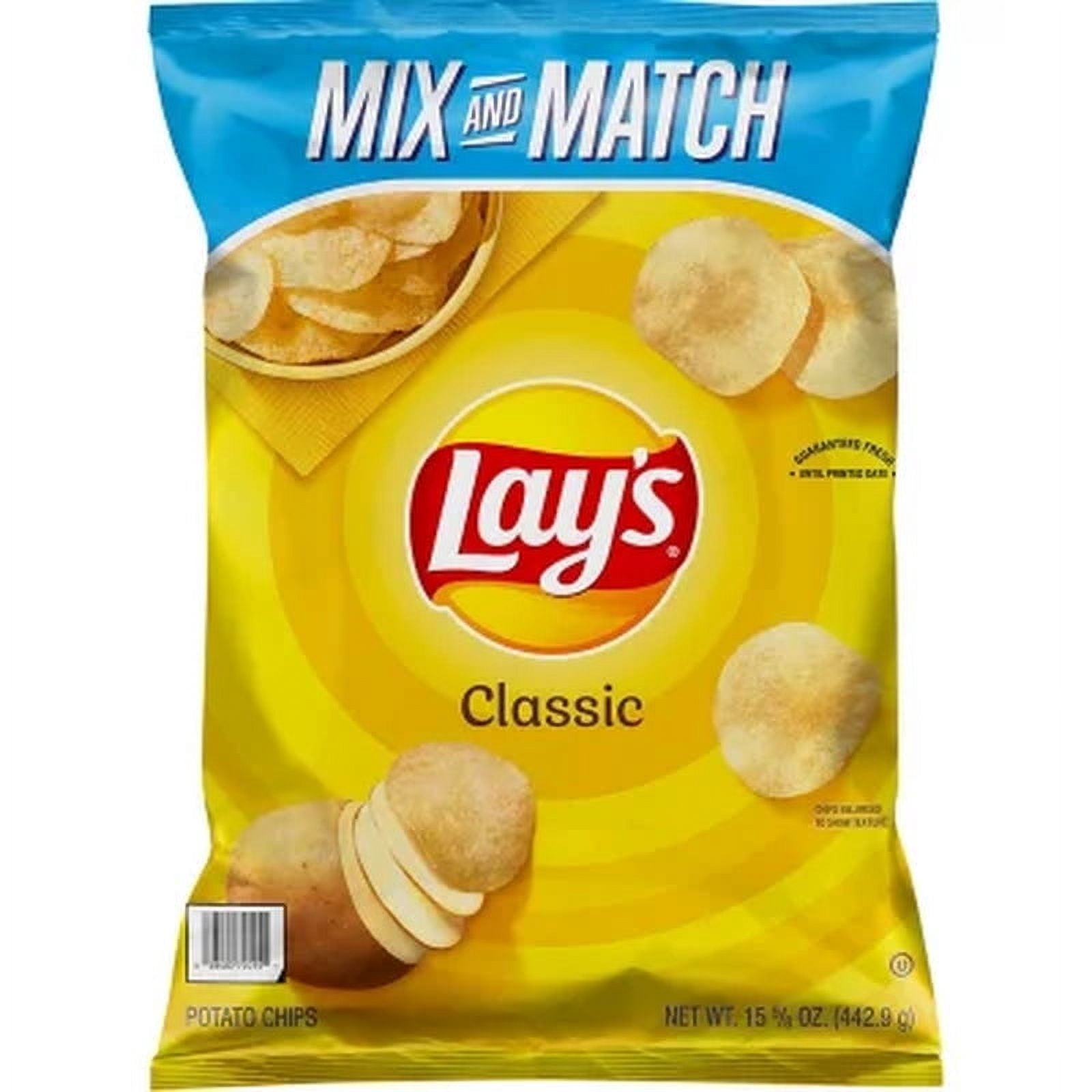 Lay's Classic Potato Chips, 15.625 oz - Walmart.com