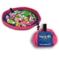 Lay-n-Go LITE (18") Pink Activity Play Mat, Drawstring Toy Storage Bag ...