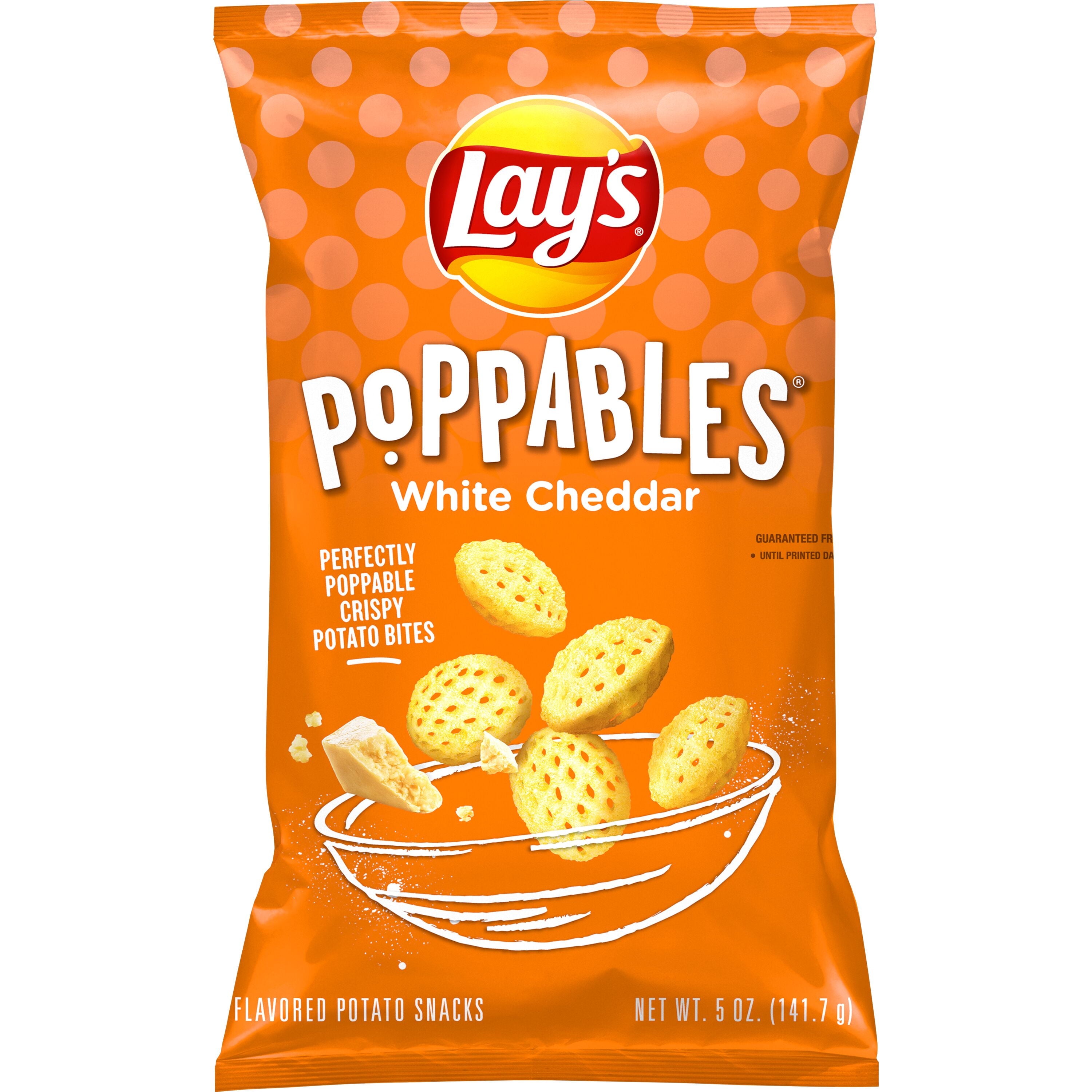 Lay's 1PACK,Poppables White Cheddar Flavored Potato Snacks - Walmart ...