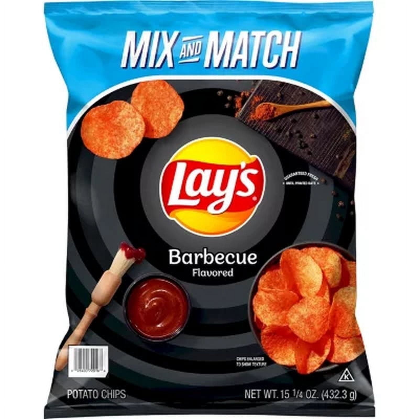 Lay’s Barbecue Chips – Crispy & Savory Snack, 15.25 oz - Walmart.com