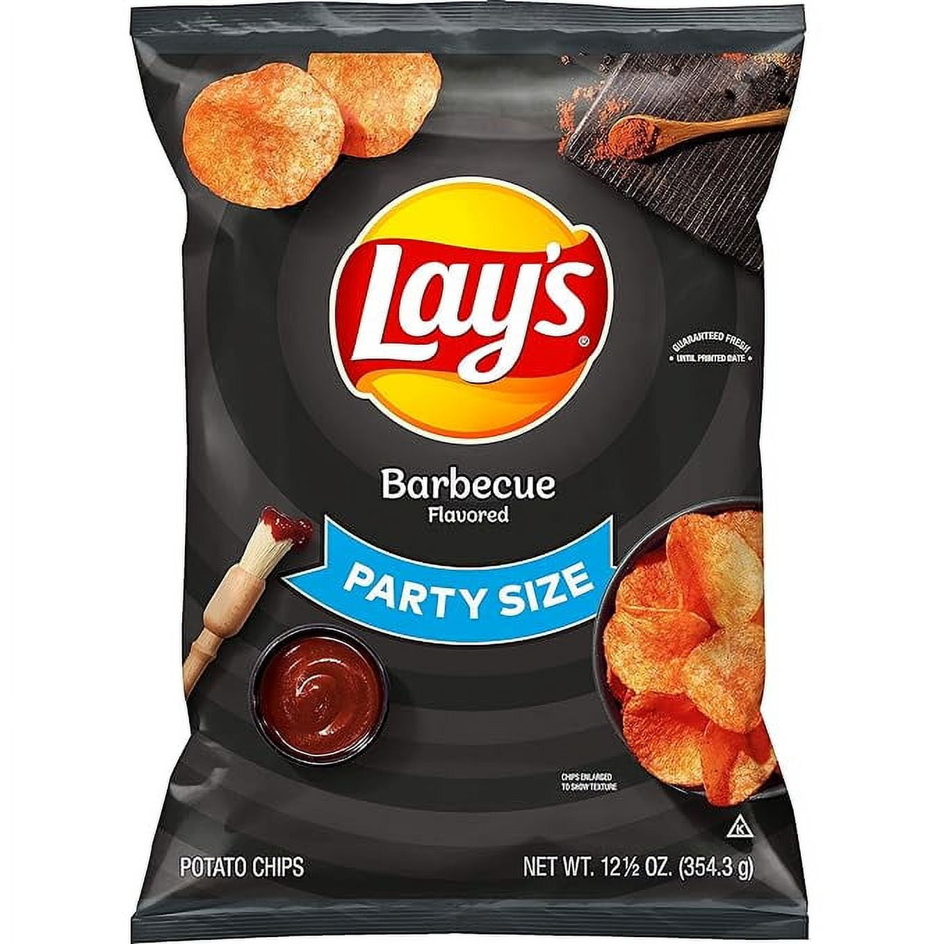 Lay's Barbecue Flavored Potato Chips, 12.5 Oz - Walmart.com