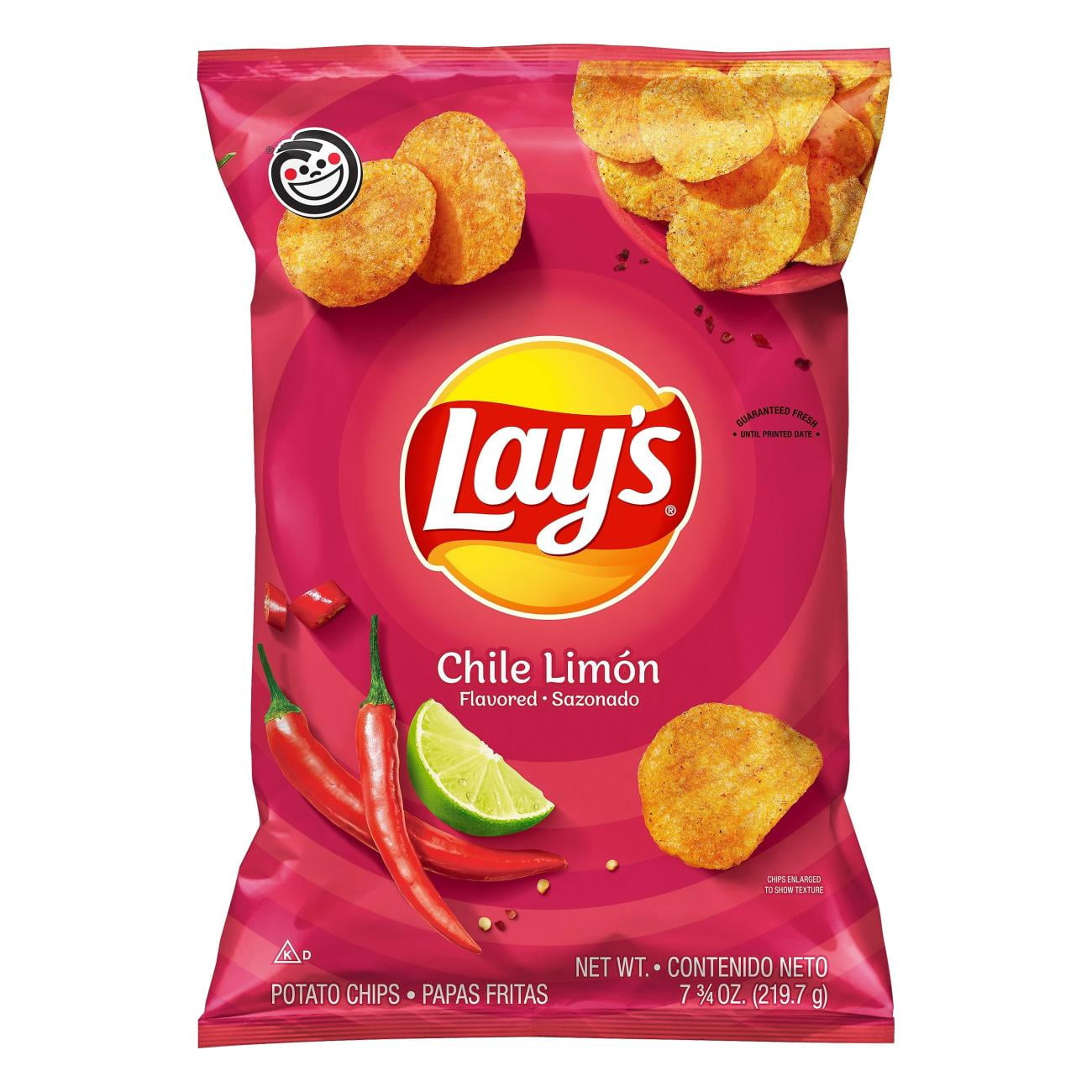 Lay's Chile Limon Potato Chips - 7.75 oz- Pack of 2 - Walmart.com