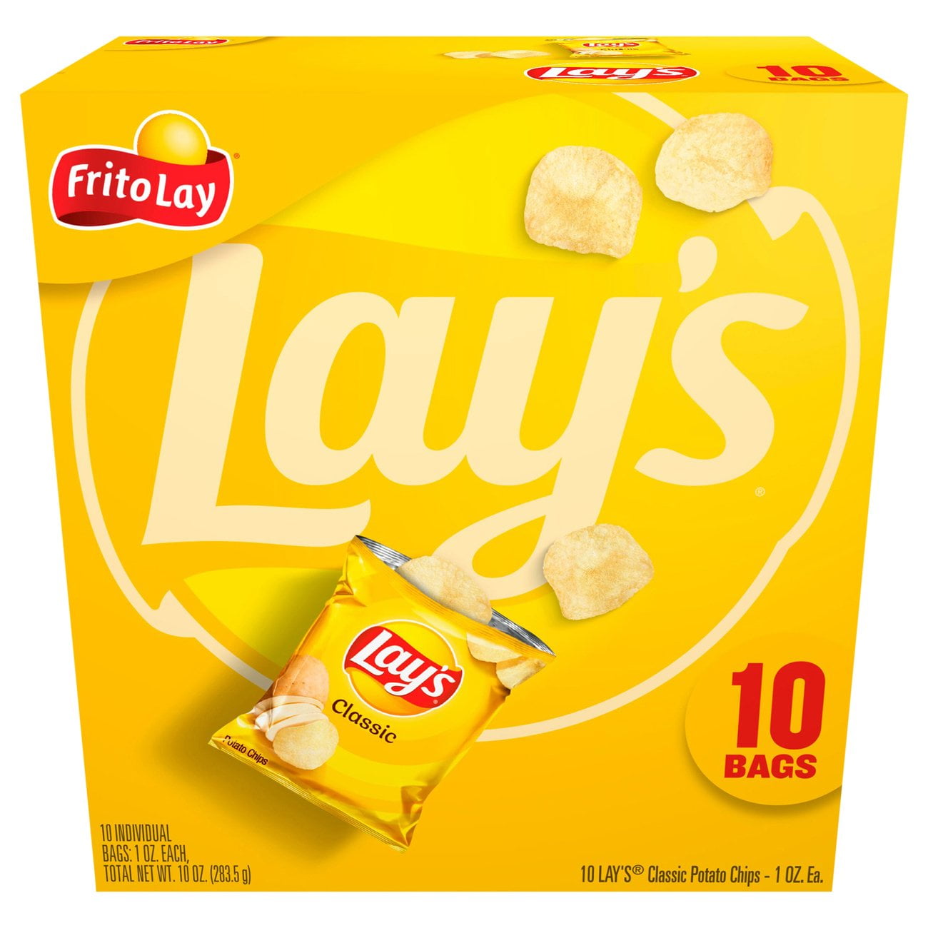 Lay's Classic Potato Chips Multipack - 10 ct - Walmart.com