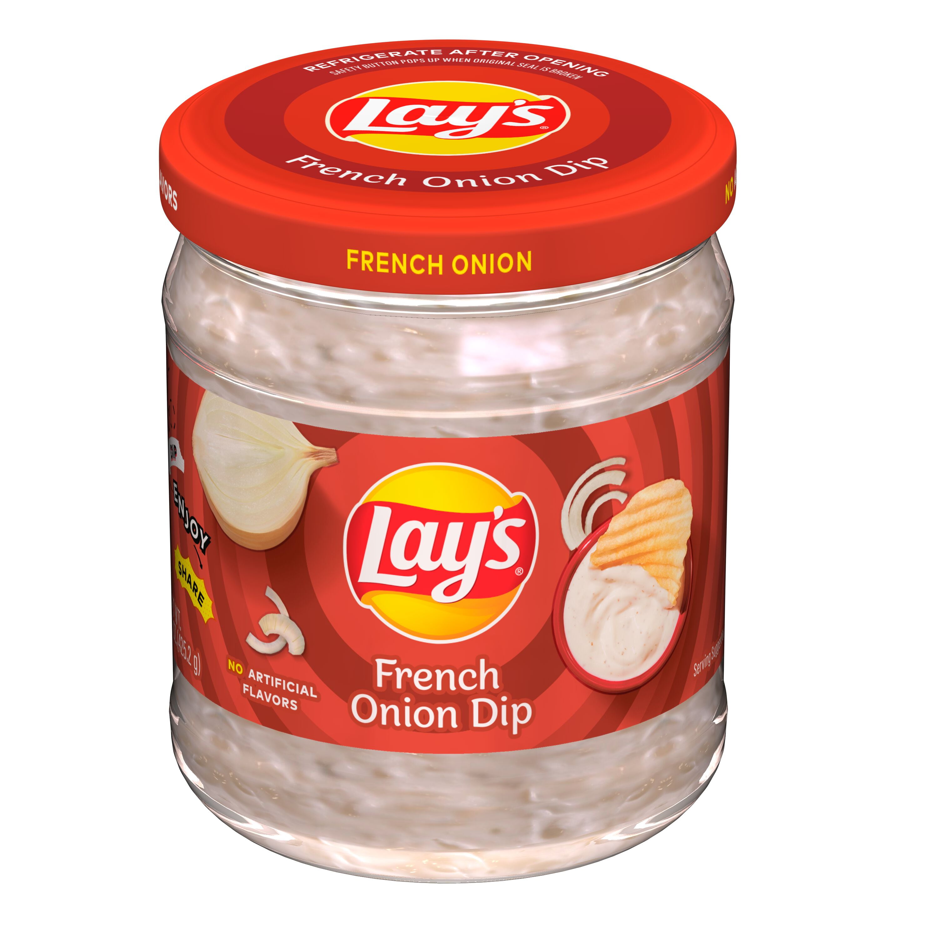 Lay's Dip French Onion, 15 oz Jar - Walmart.com